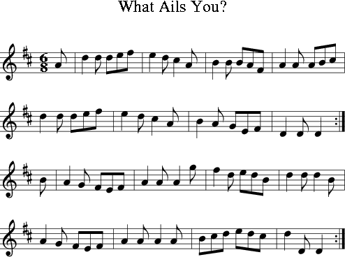 What Ails You? (Irish Folk Song) (Ireland) for Treble Clef Instrument ...