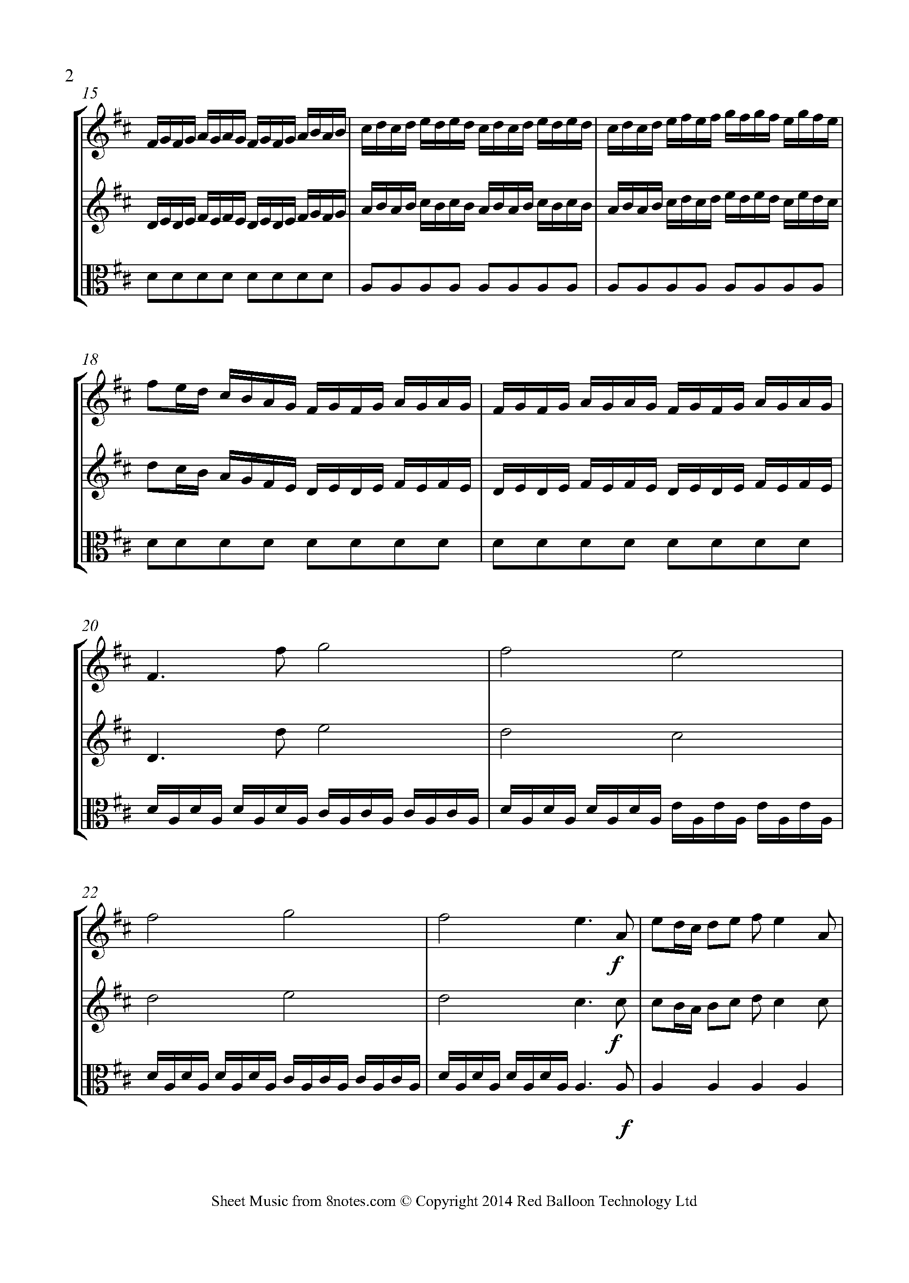 Vivaldi - Spring from The Four Seasons 1. Allegro Sheet music for 2 ...