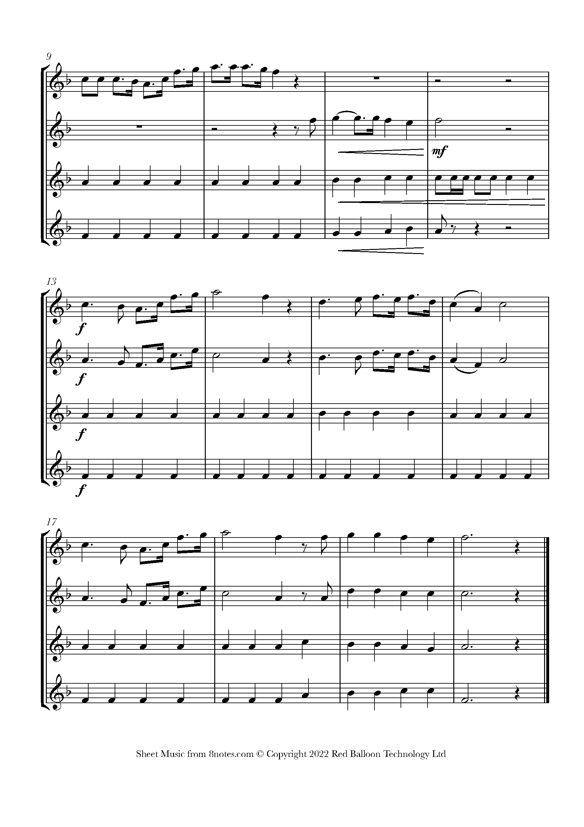 Howe - The Battle Hymn of the Republic Sheet music for Alto Sax Quartet ...