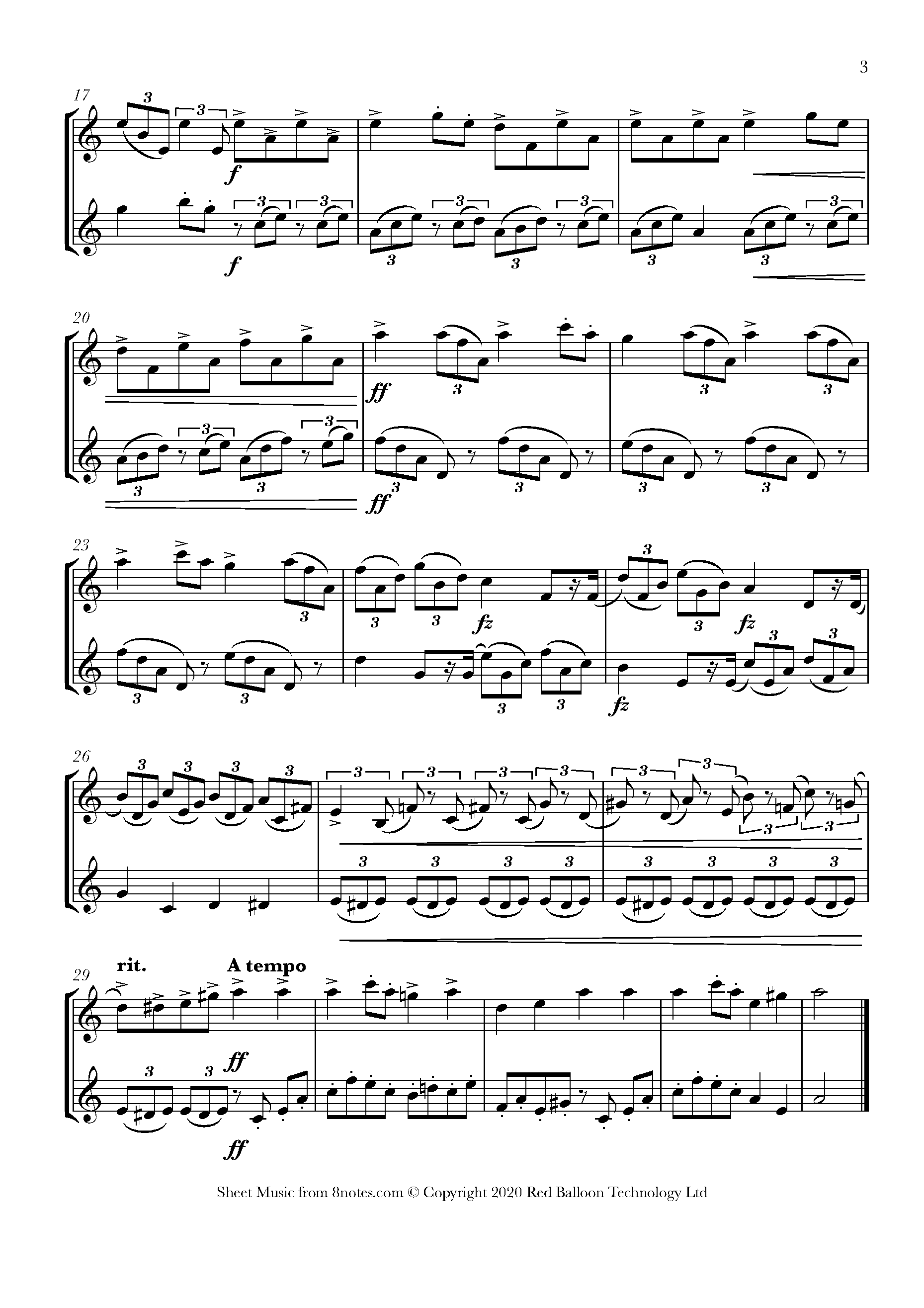 Dvořák - Suite Op. 98, No. V, opening Sheet music for Alto Saxophone ...