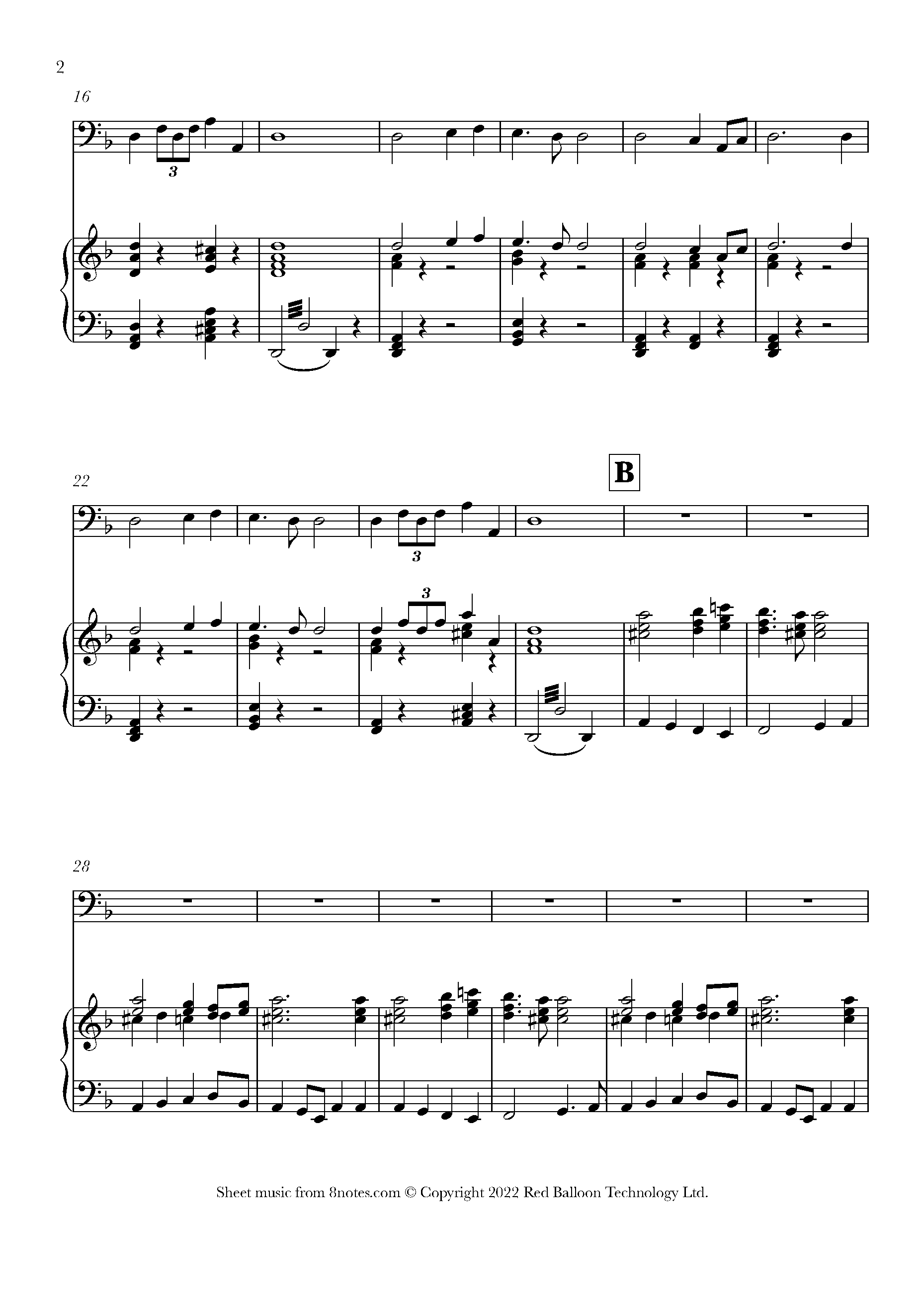 ﻿Dvořák - New World Symphony - 4th Movement Main Theme Sheet music for ...