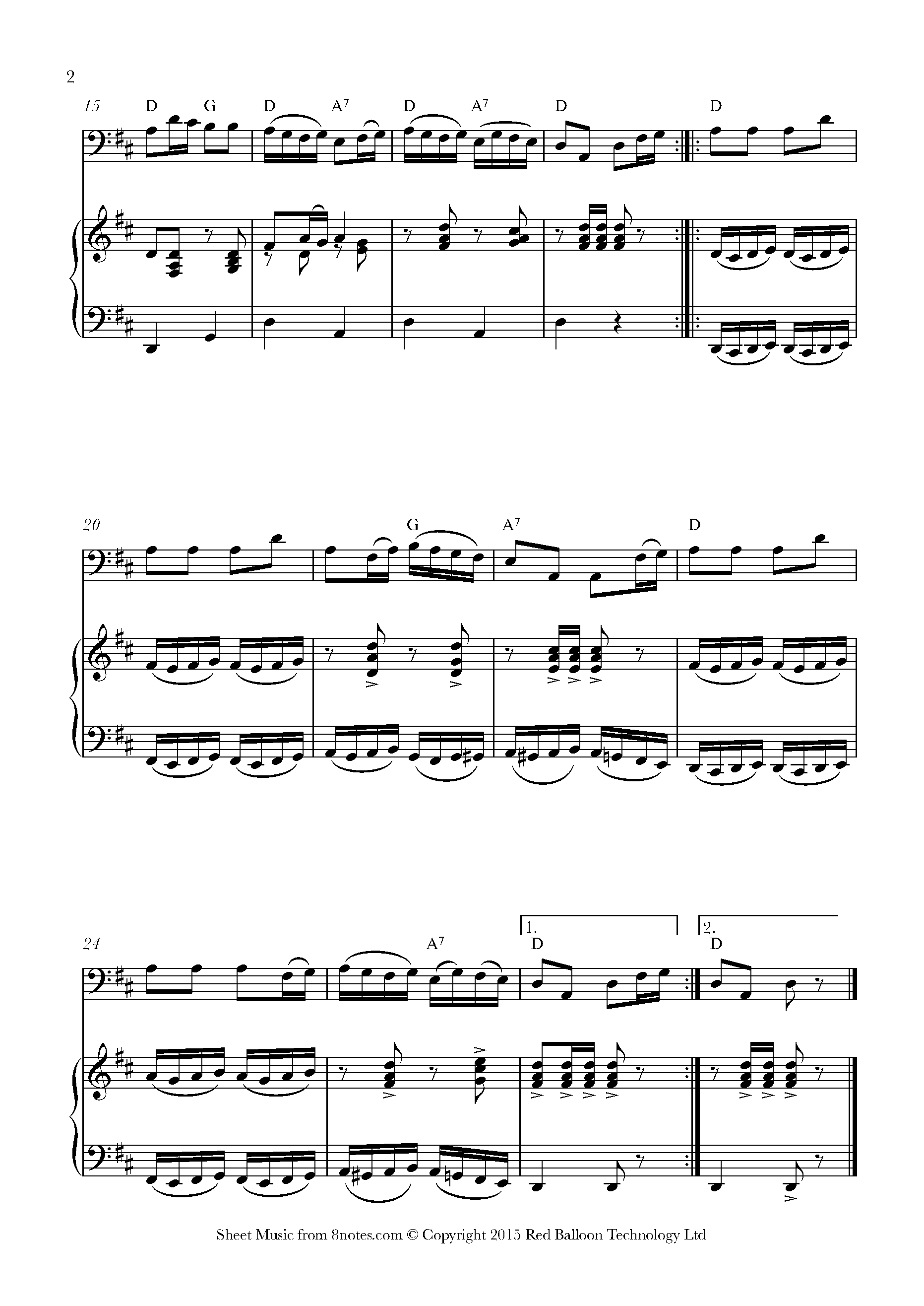 Galopede (Polka) Sheet music for Cello - 8notes.com
