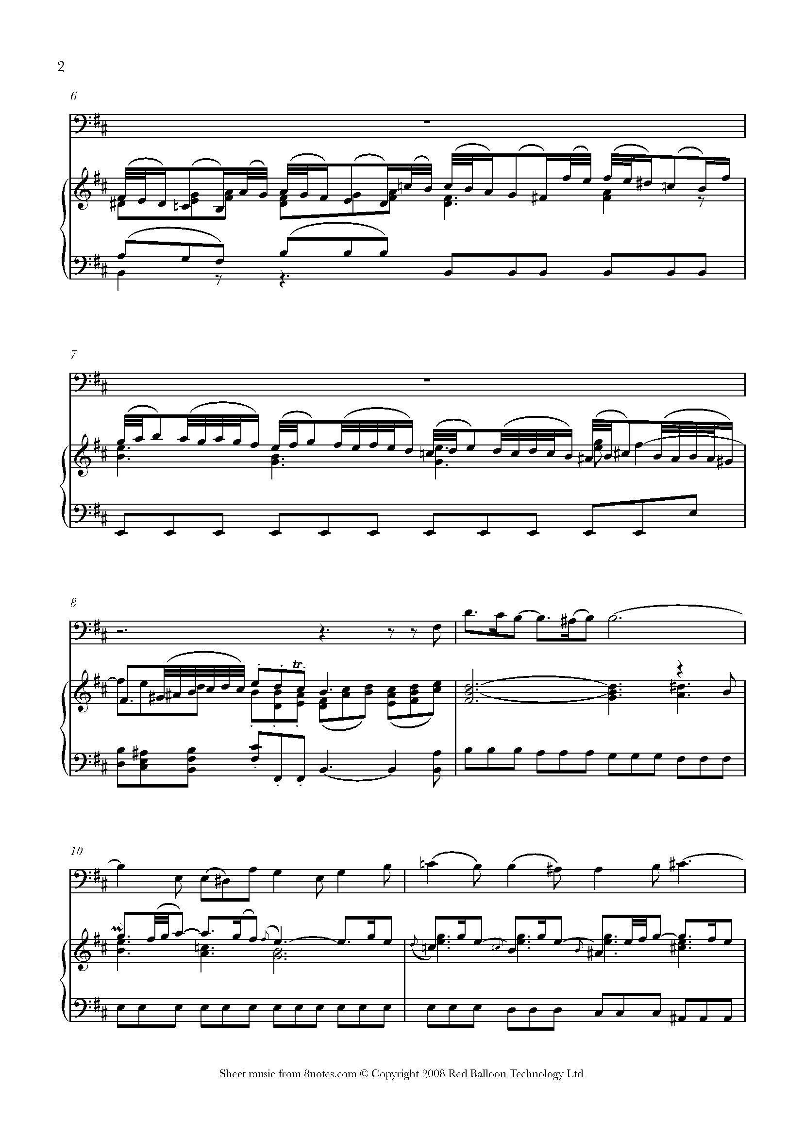Bach - Erbarme dich from Matthew Passion Sheet music for Cello - 8notes.com