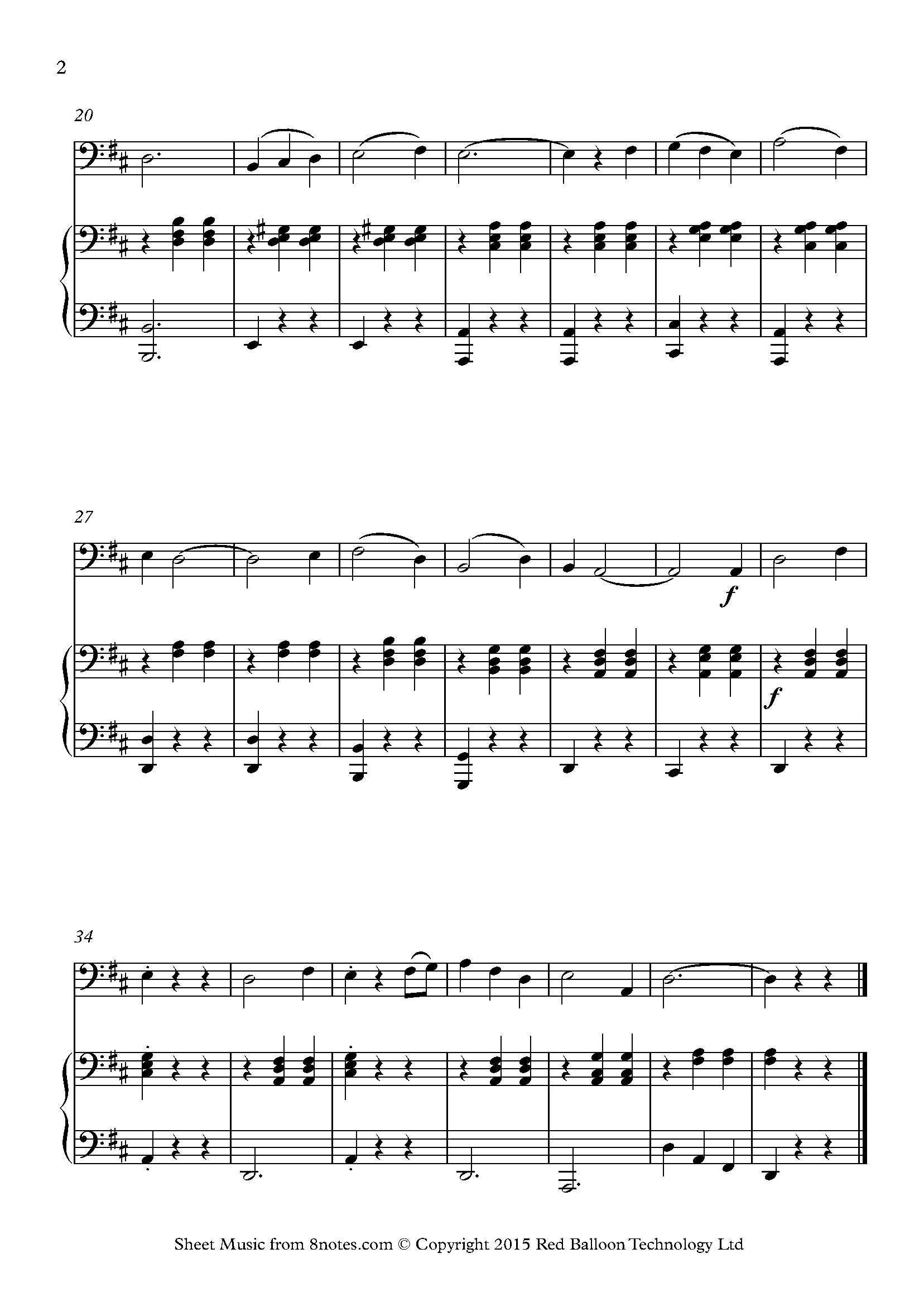 Harry Dacre - Daisy Bell (Daisy, Daisy) Sheet music for Cello - 8notes.com