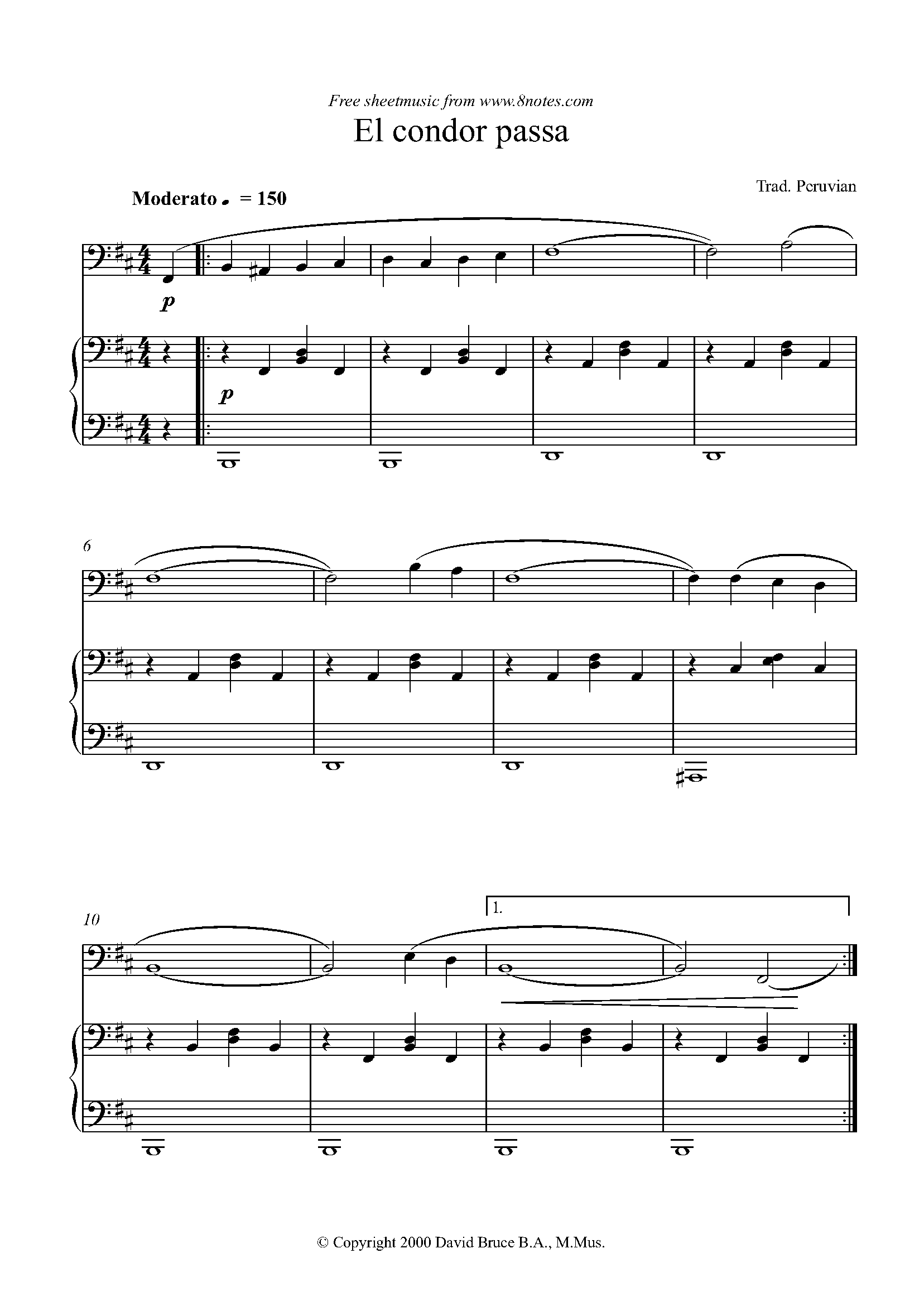 El Condor Pasa Guitar Chords