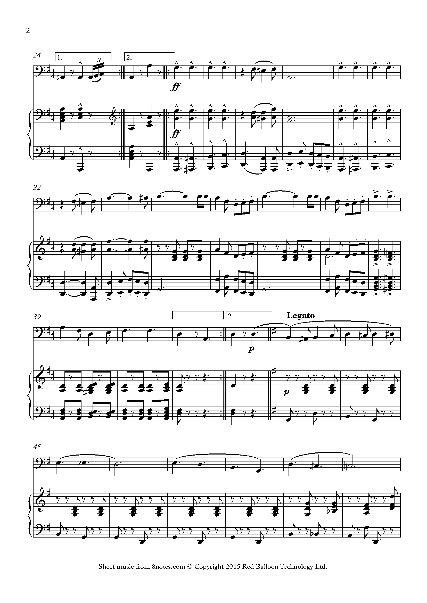 Sousa - The Liberty Loan March Sheet music for Cello - 8notes.com
