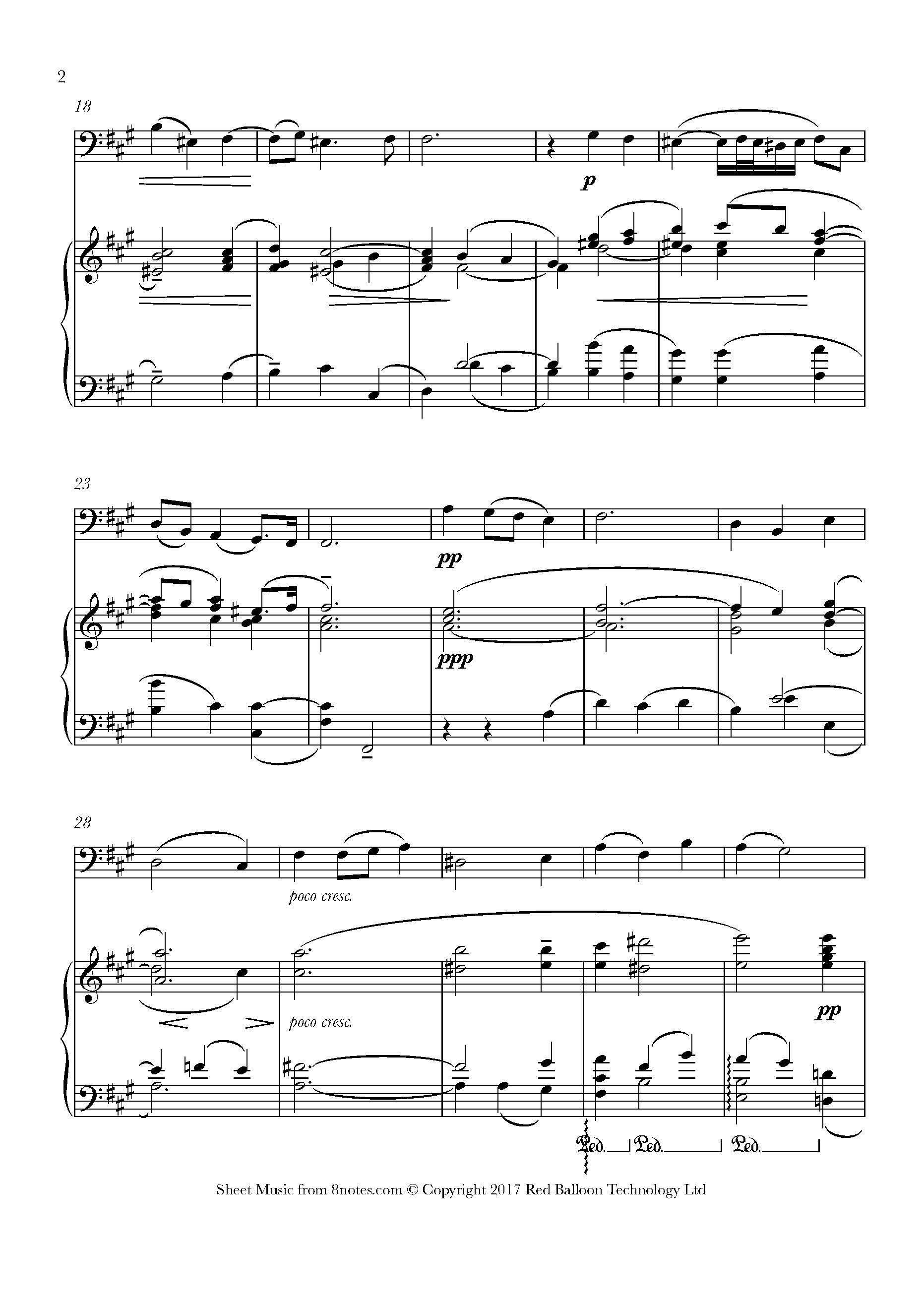 Torelli - Tu Lo Sai Sheet music for Cello - 8notes.com
