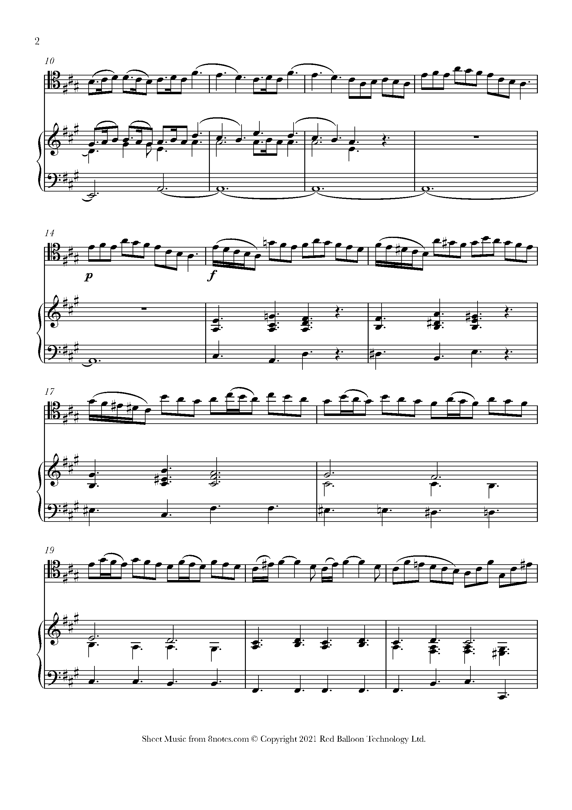 Vivaldi - Spring from the Four Seasons, 3. Danza Pastorale Sheet music ...