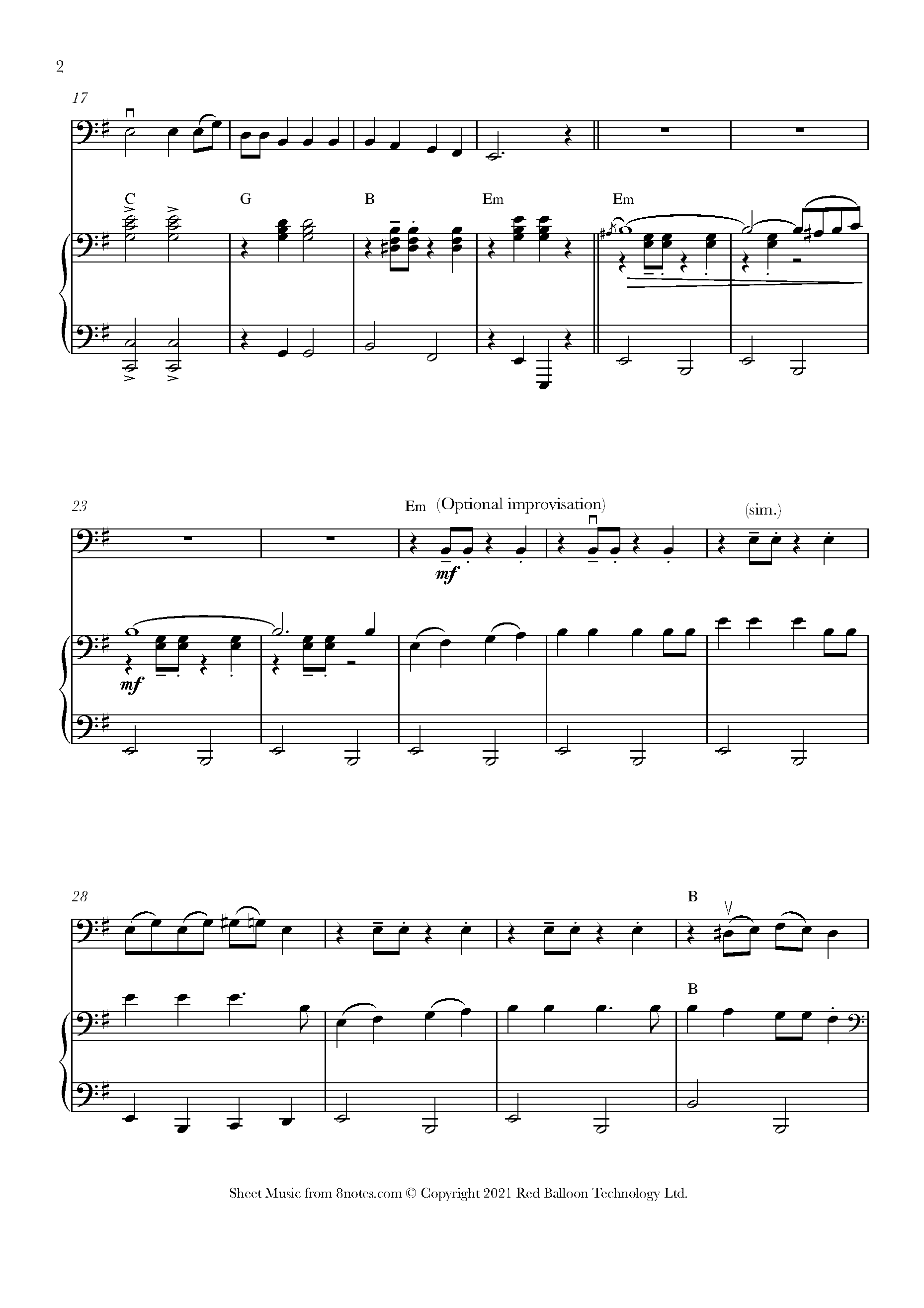 Soon May the Wellerman Come (New Zealand Trad.) Sheet music for Cello ...