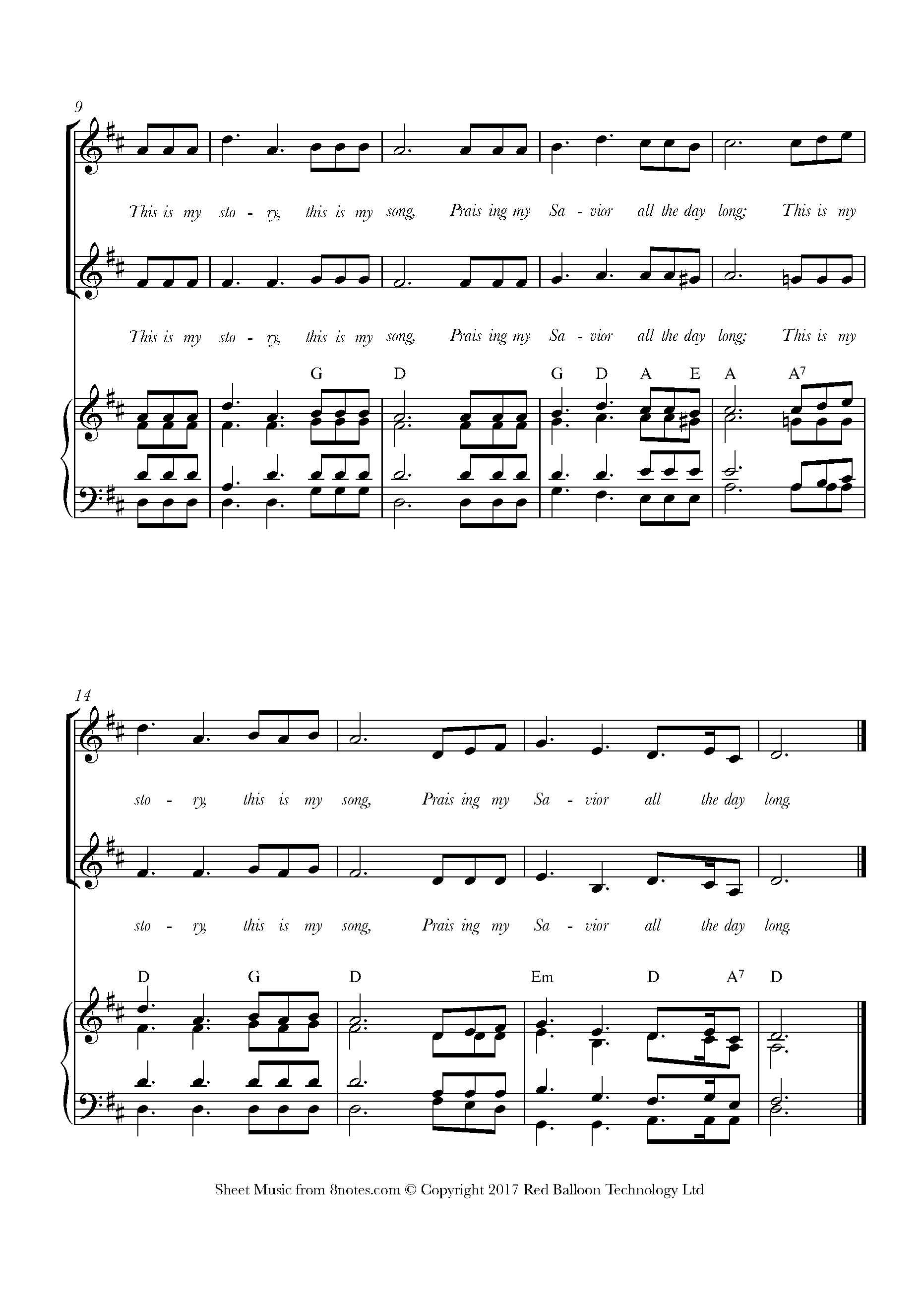 Knapp Phoebe Palmer Blessed Assurance Sheet Music For Choir