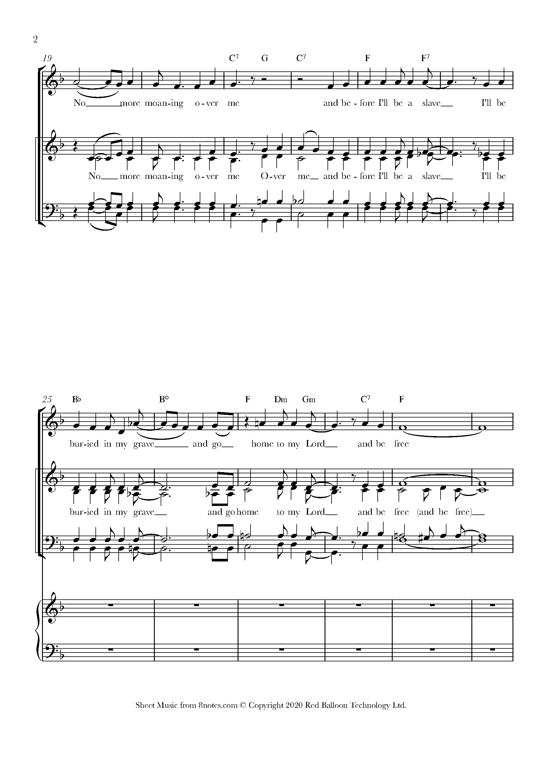 Oh, Freedom Sheet music for Choir - 8notes.com