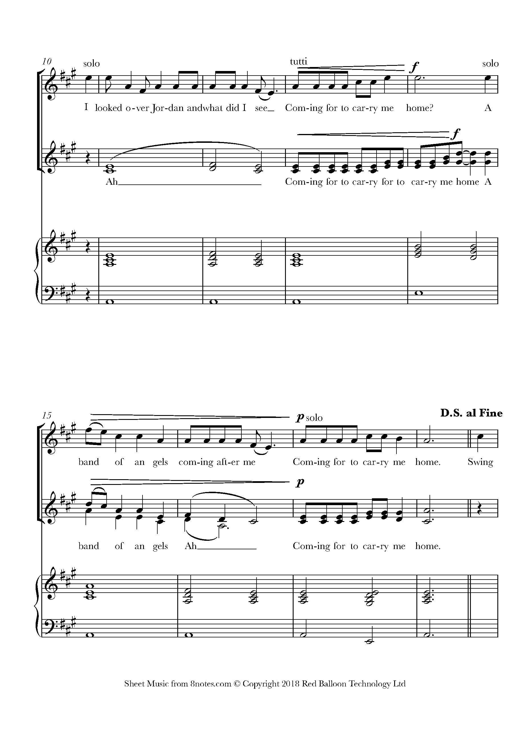 Swing Low - O When the Saints - I Wanna Sing (Choral Warm up or Round ...