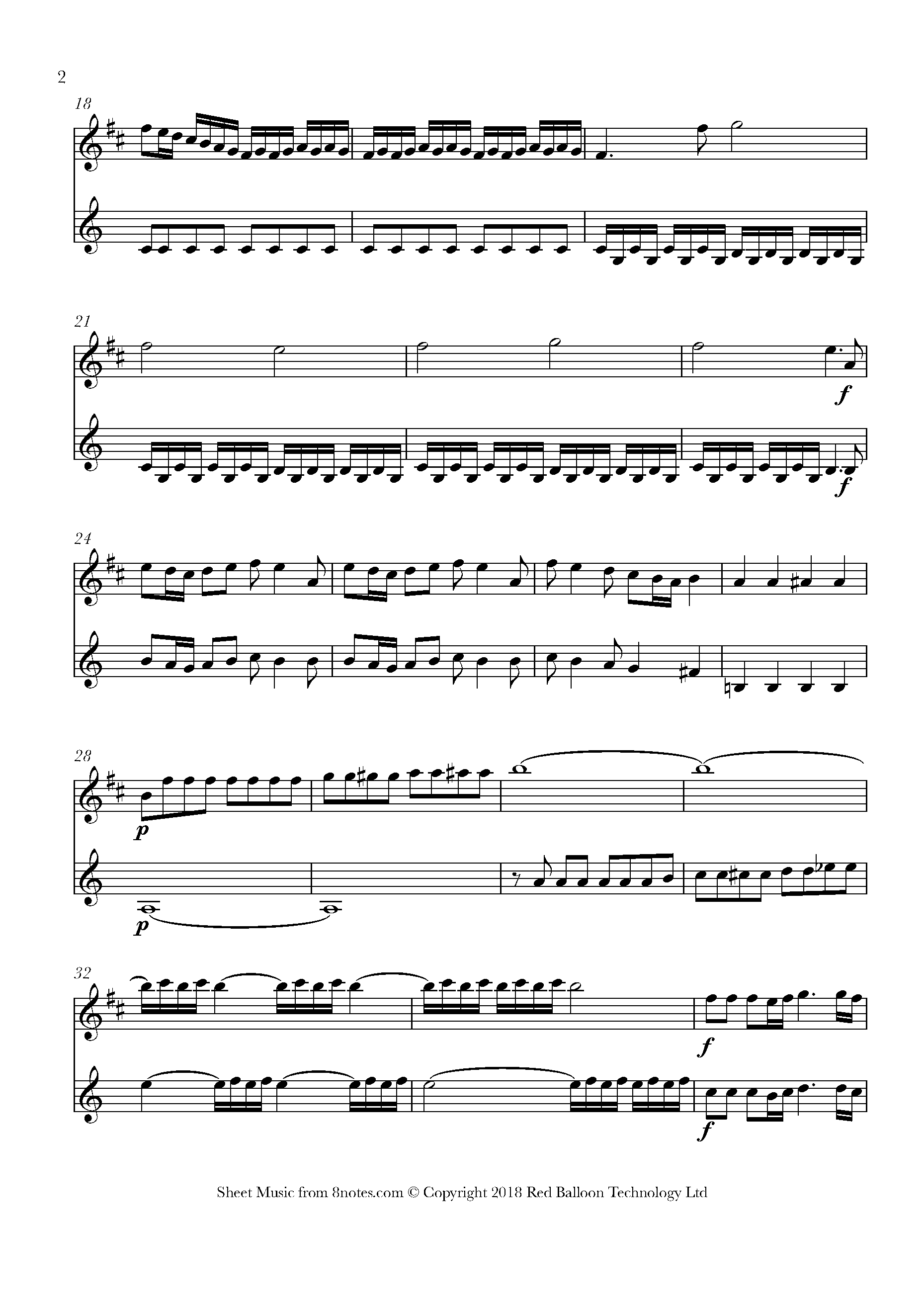 Vivaldi - Spring from 'The Four Seasons' Sheet music for Clarinet ...