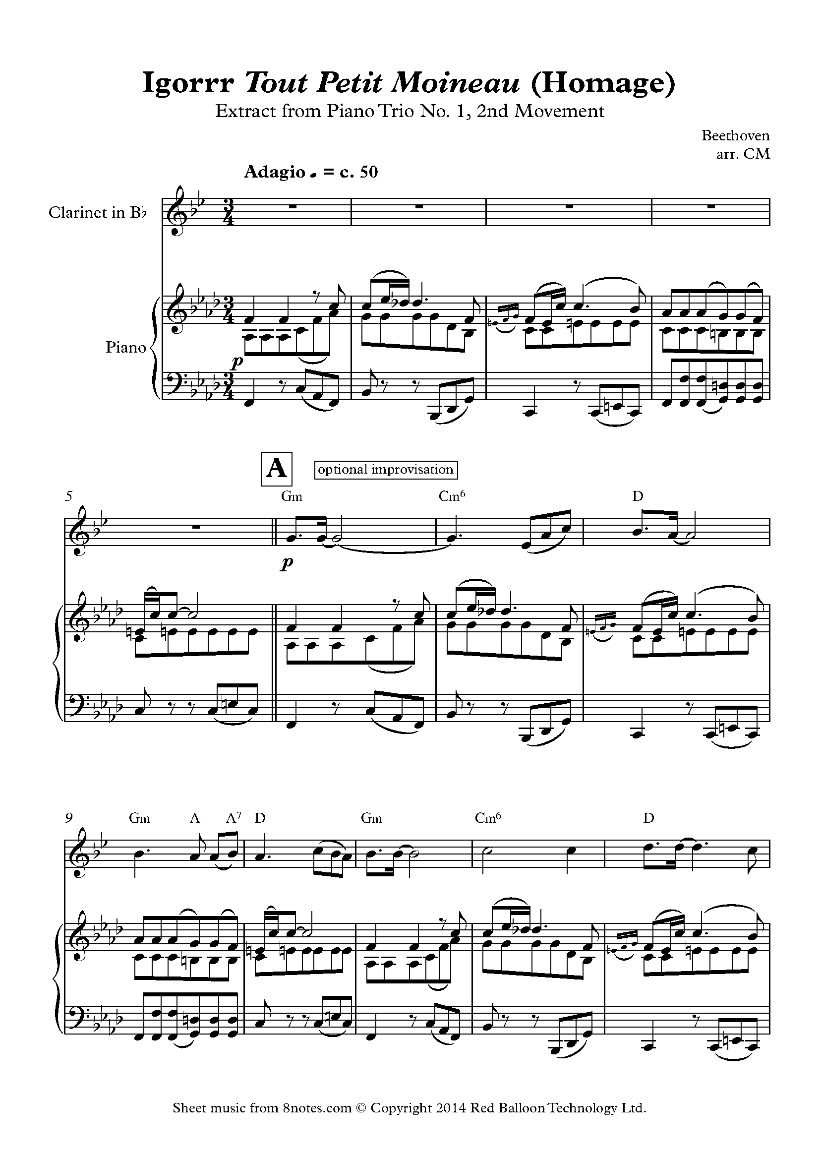 Beethoven - Igorrr Tout Petit Moineau (Homage) - Extract from Piano ...