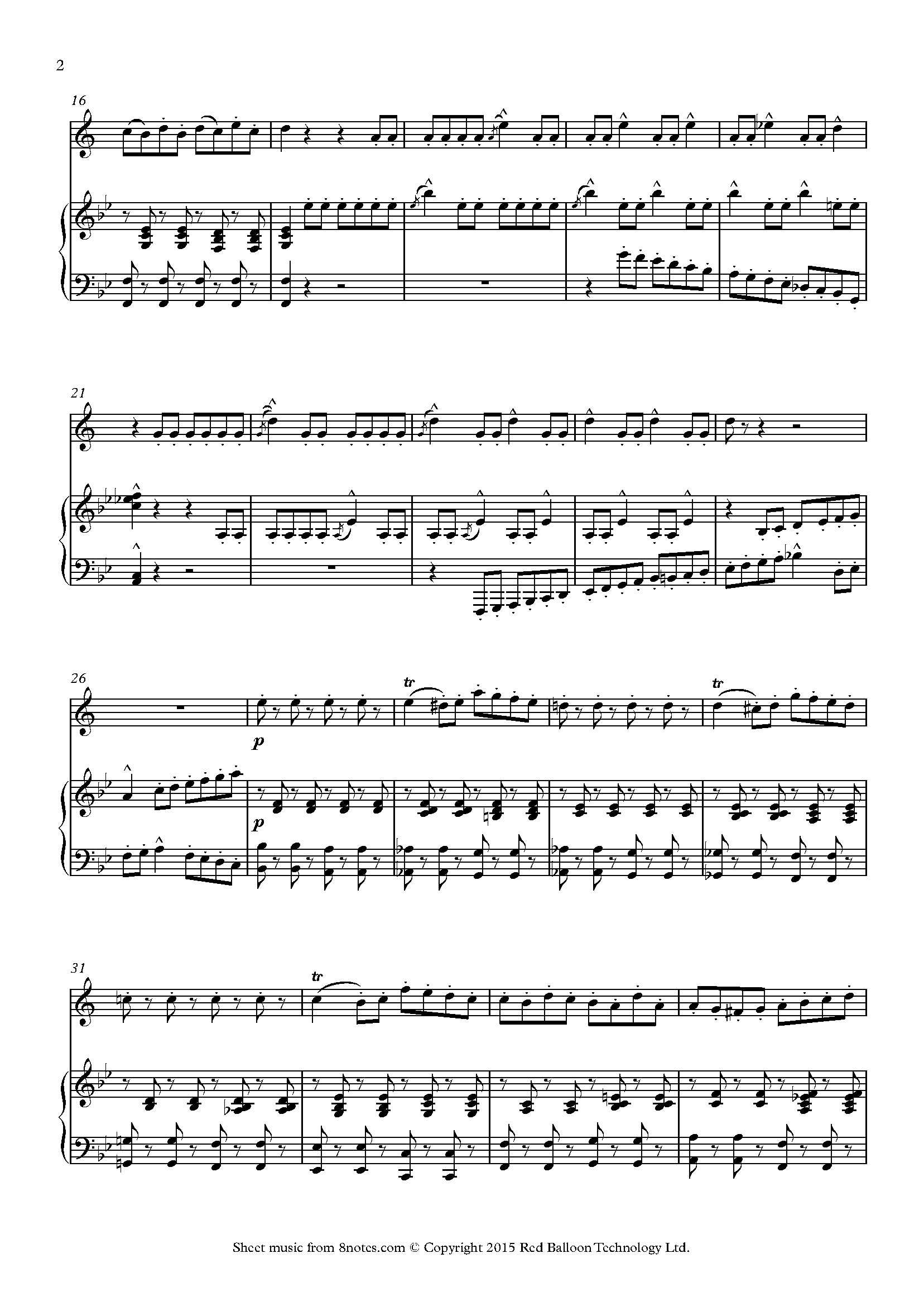 Saint-Saëns - Carnival of the Animals - Finale Sheet music for ...