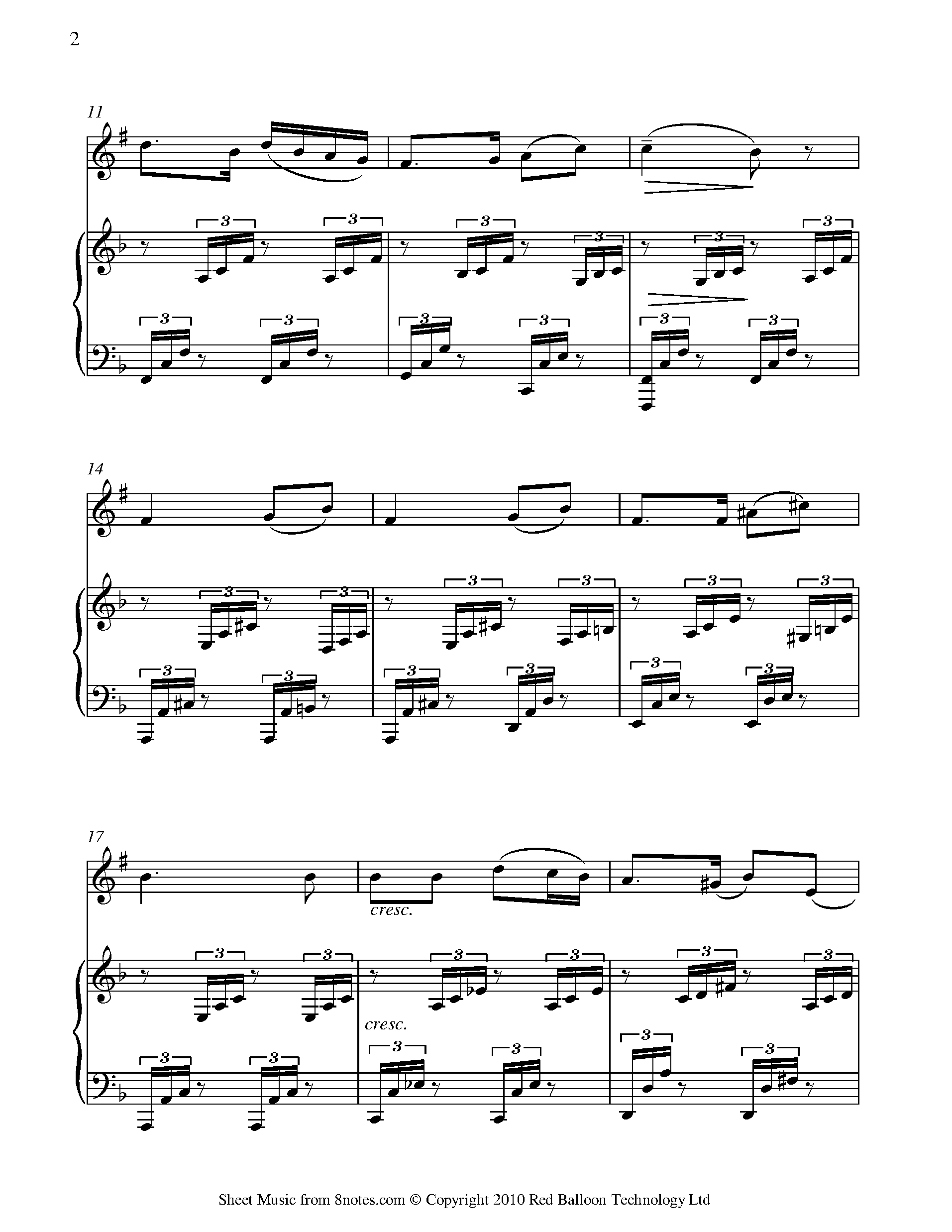 Mendelssohn - Song Without Words No. 37 Op. 85, No. 1 Sheet music for ...