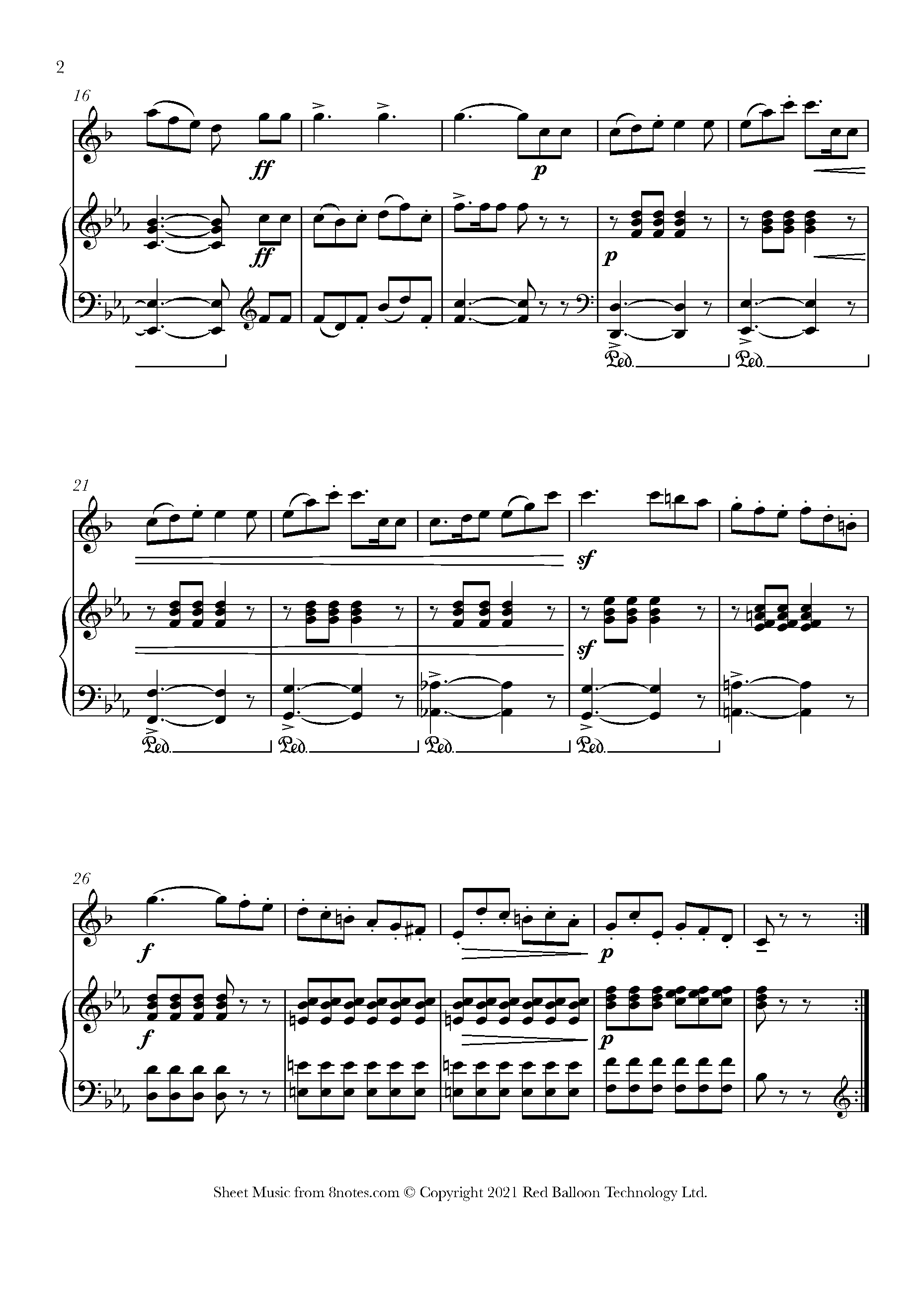 Mendelssohn - Songs Without Words, Op.19, No.3 Sheet music for Clarinet ...