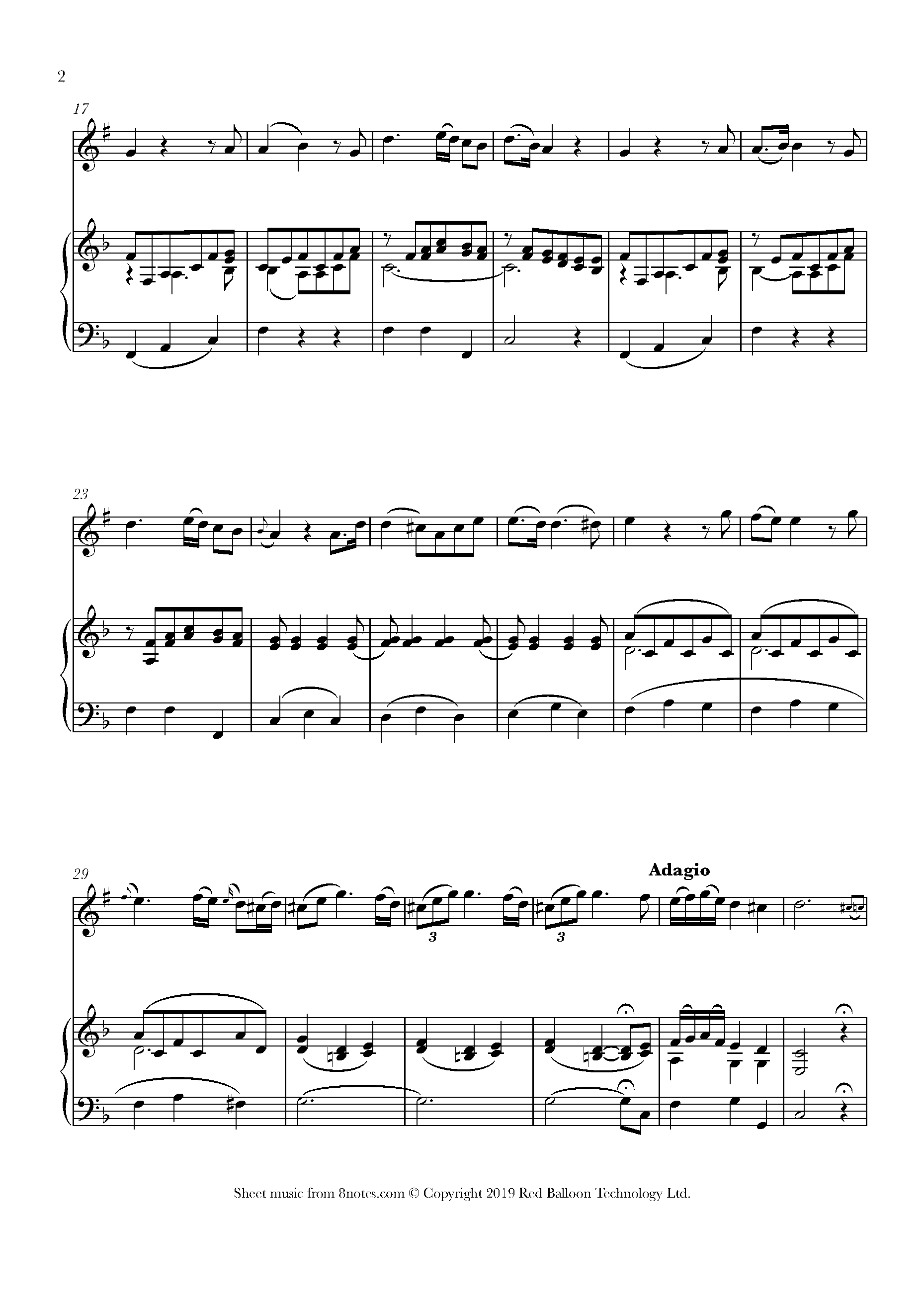 Mozart - Ruhe Sanft from Zaide Sheet music for Clarinet - 8notes.com