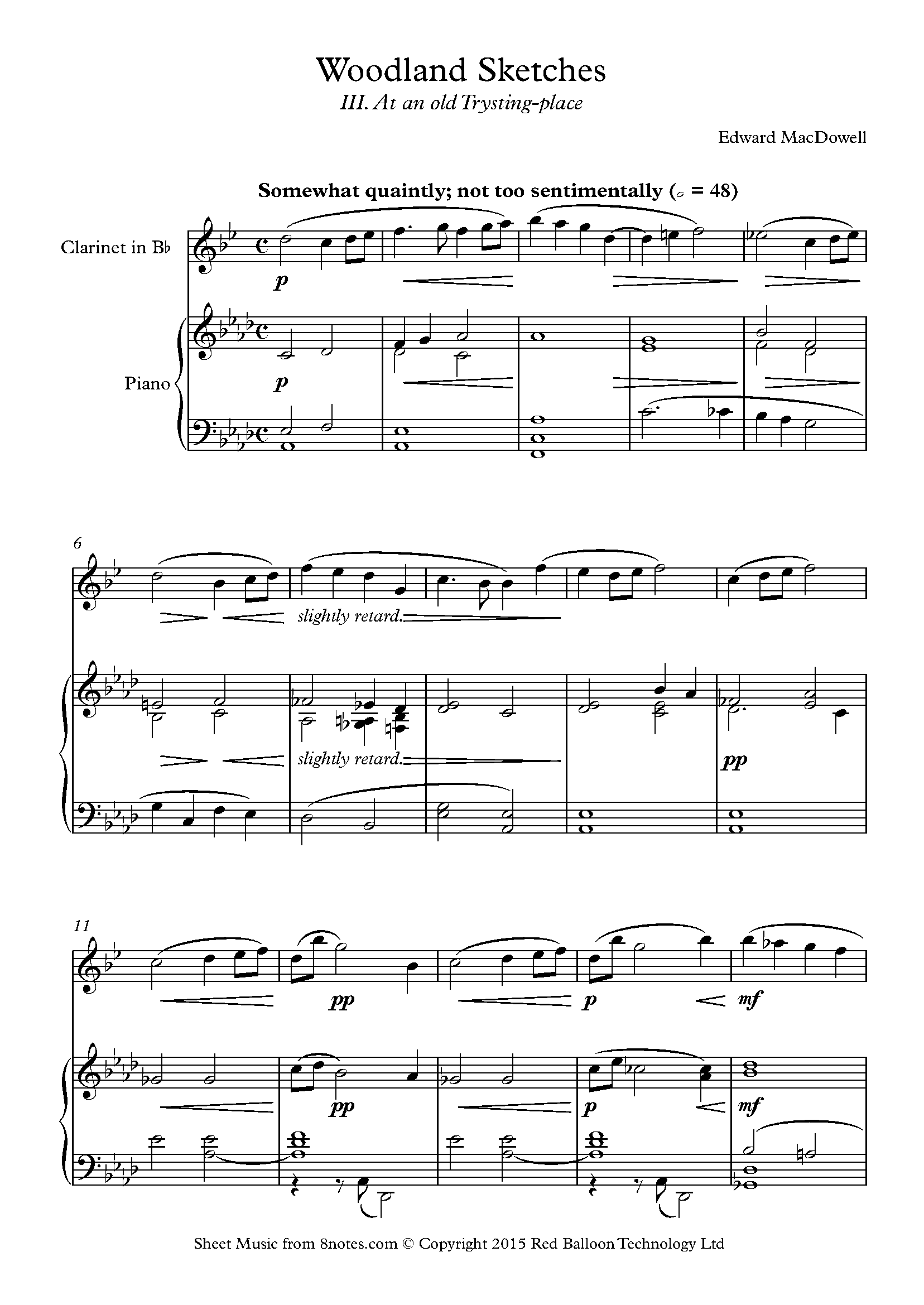 Free Clarinet Sheet Music, Lessons & Resources - 8notes.com