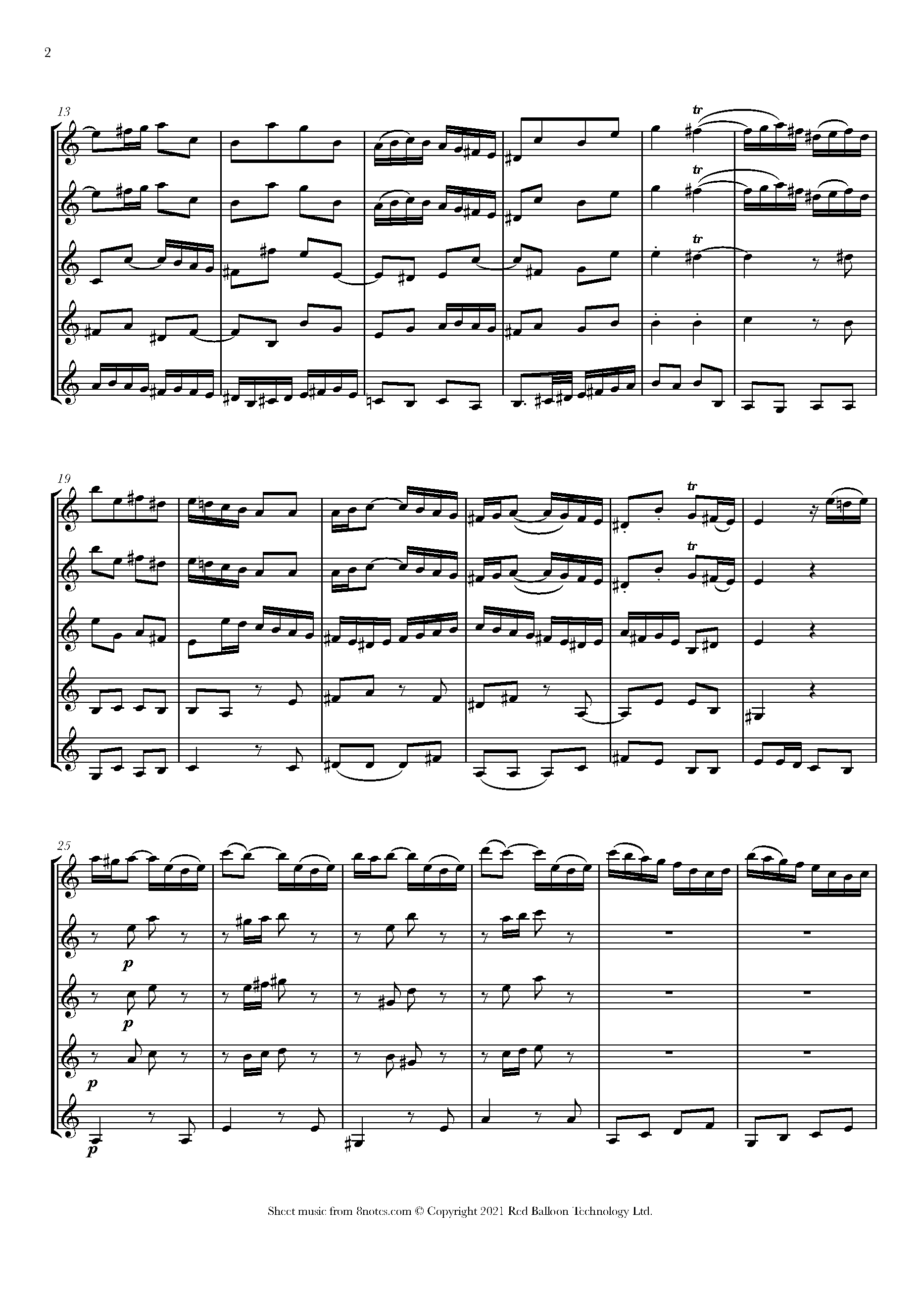 Bach - Violin Concerto in A Minor, BWV 1041 1st mvt Sheet music for ...