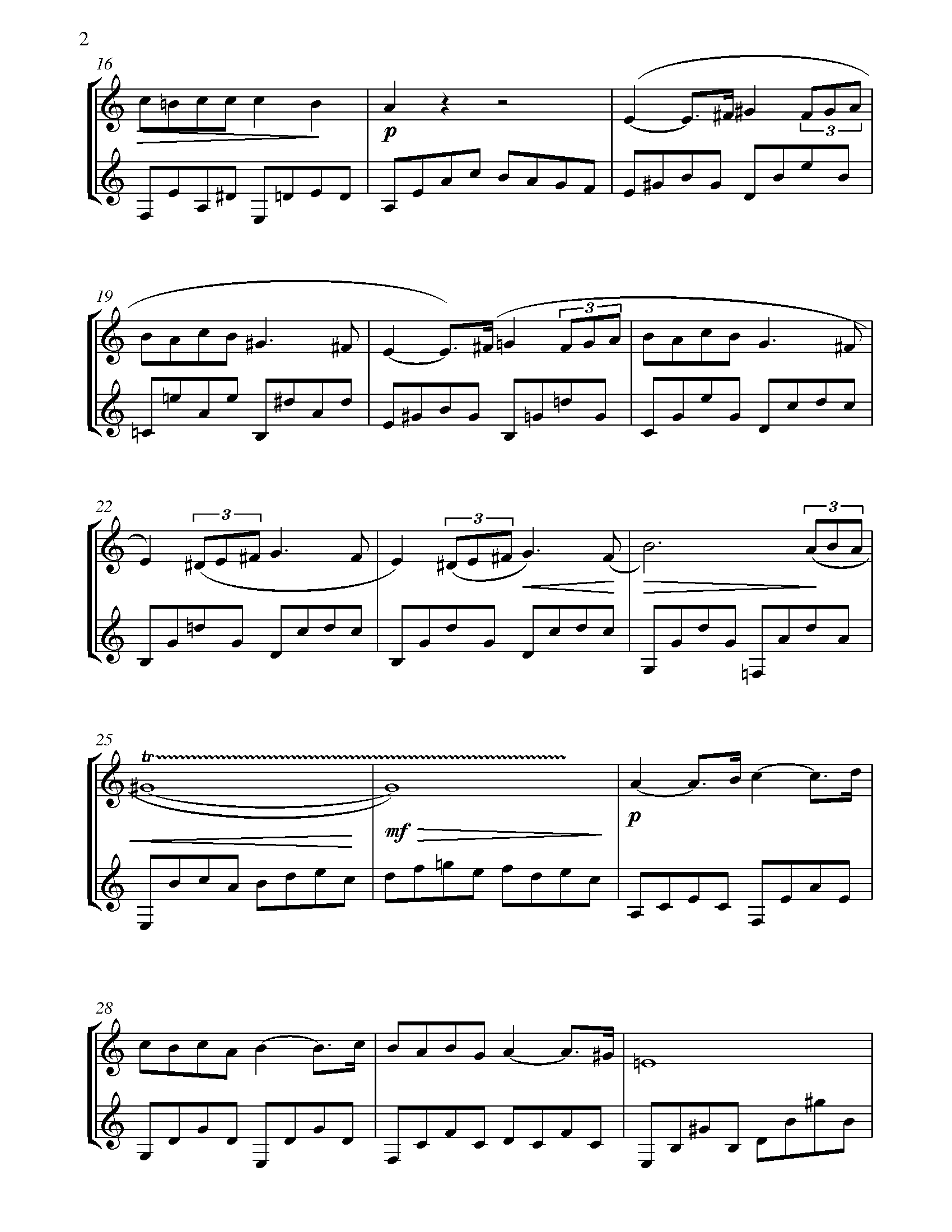 Fauré - Pavane Op.50 Sheet music for Clarinet Duet - 8notes.com