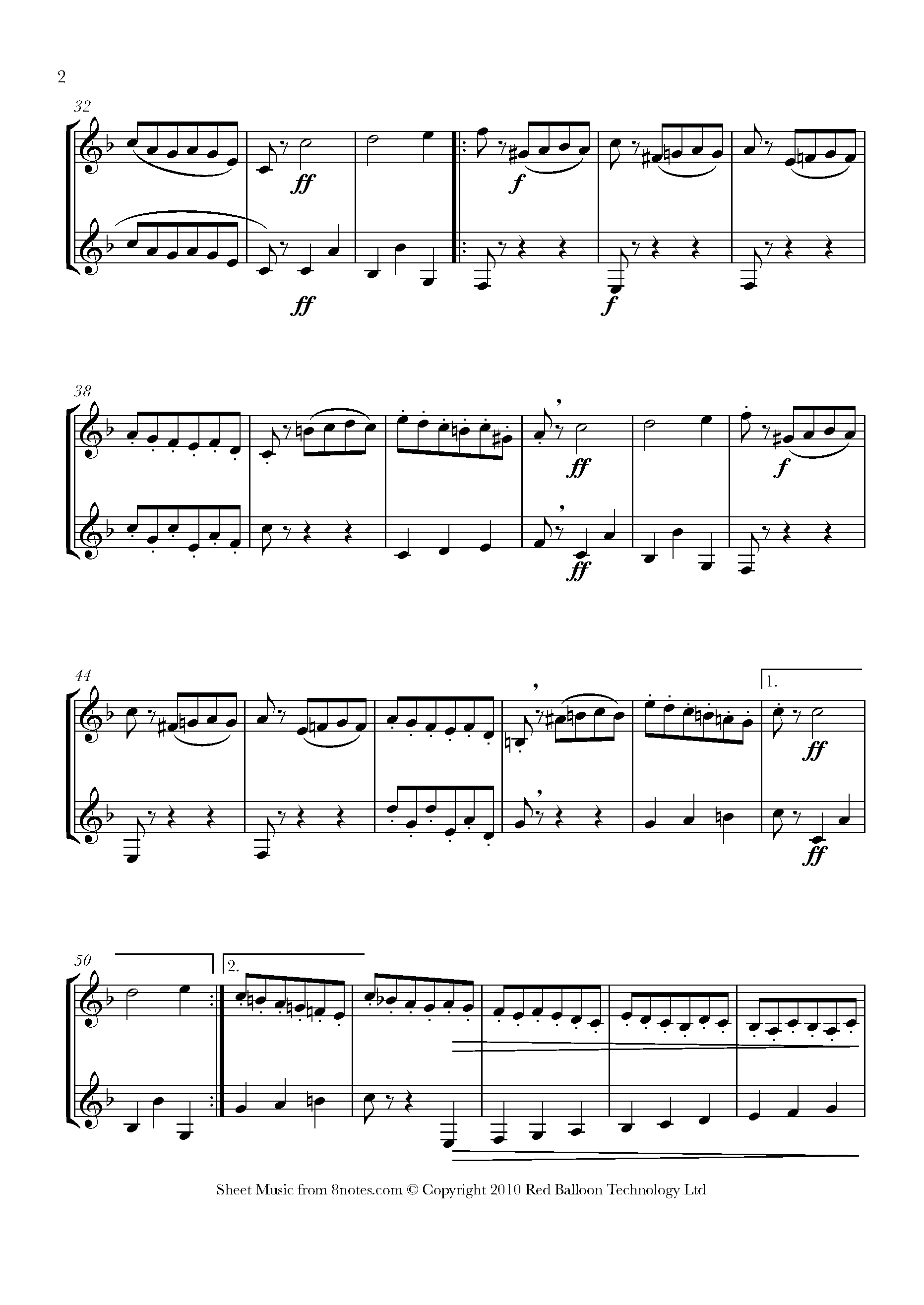 Tchaikovsky - Waltz from Sleeping Beauty Sheet music for Clarinet Duet ...