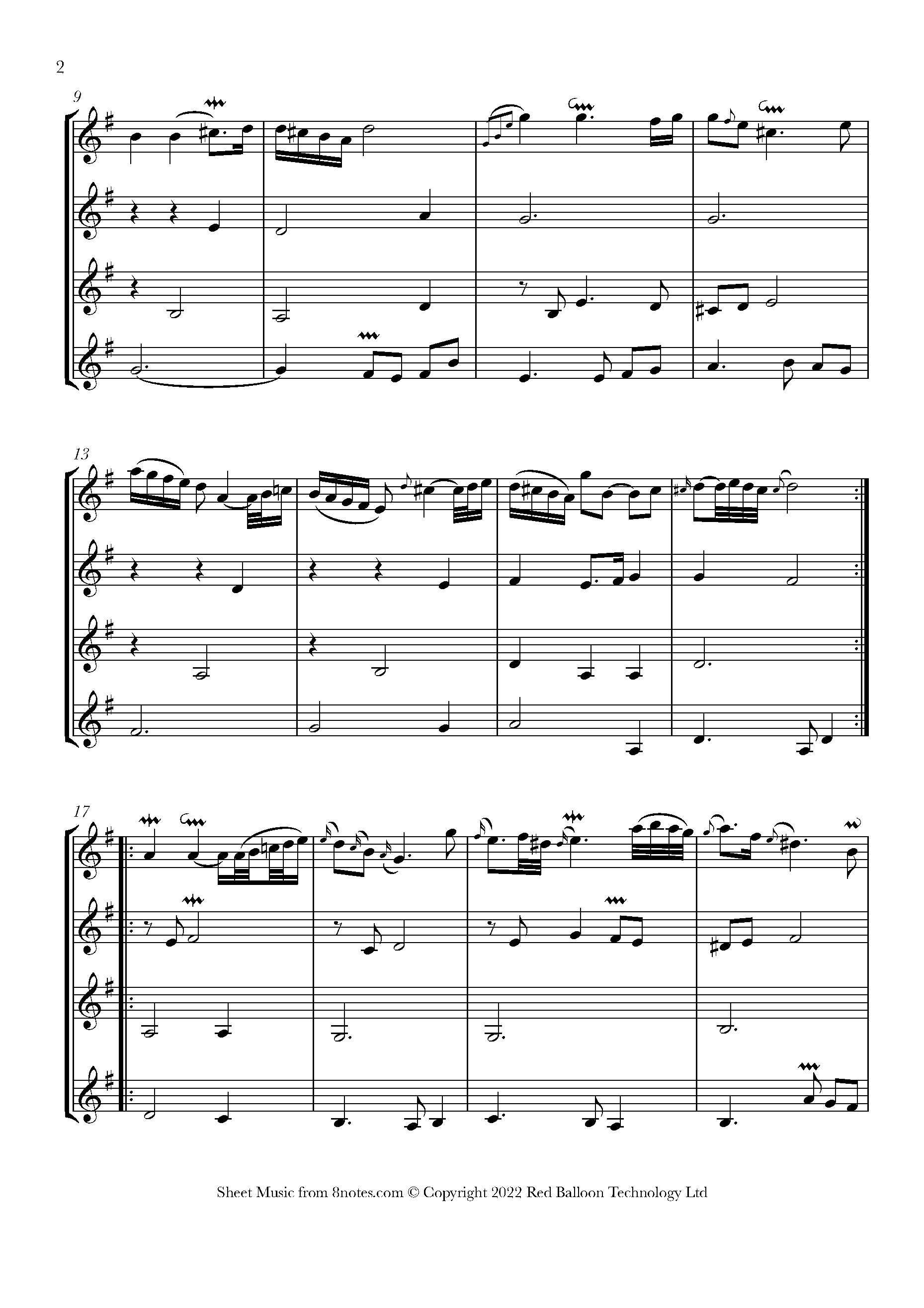 Bach - Aria from the Goldberg Variations Sheet music for Clarinet ...