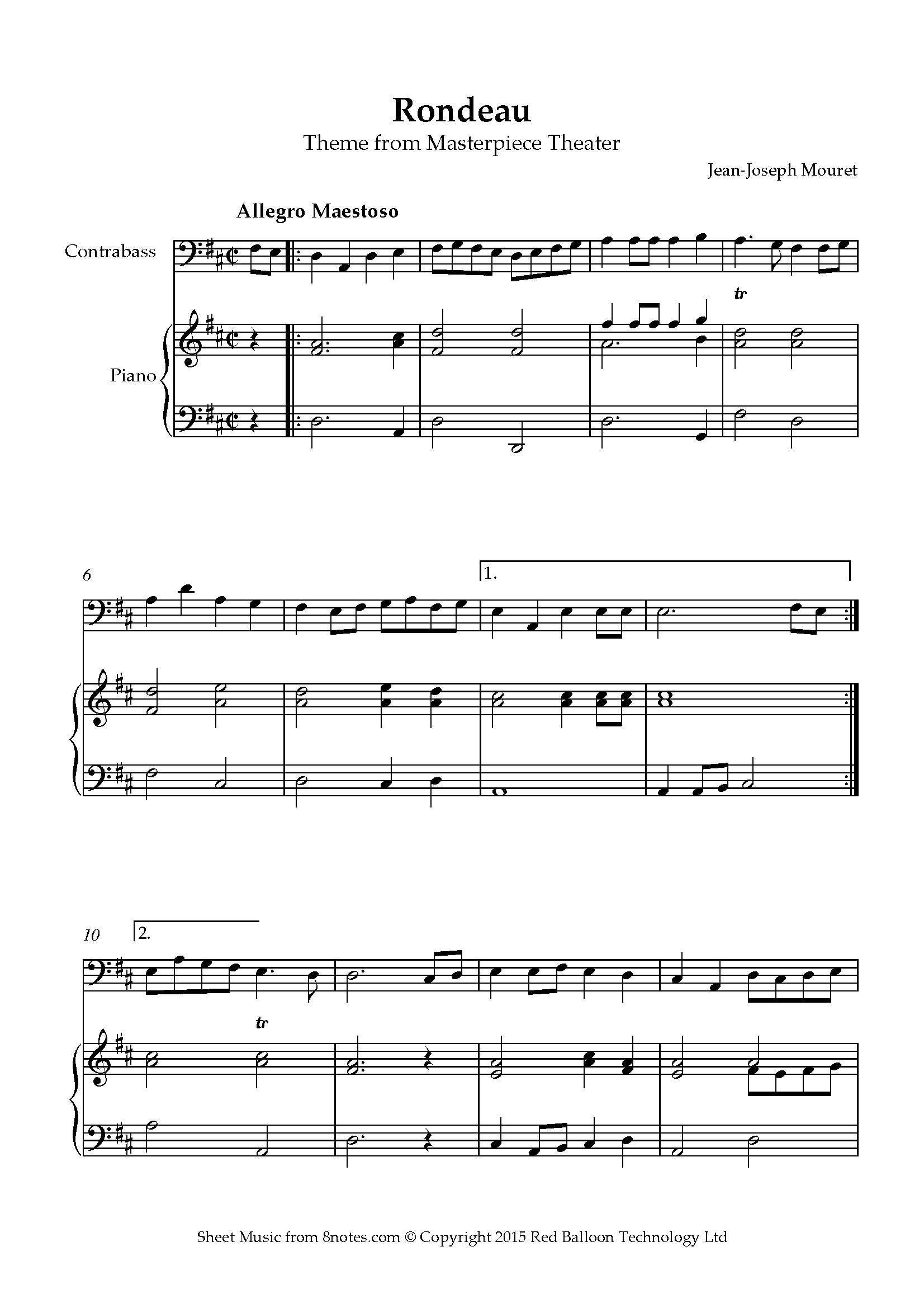 Jean-Joseph Mouret - Fanfare-Rondeau first Suite de symphonies (Theme from Masterpiece Theatre ...