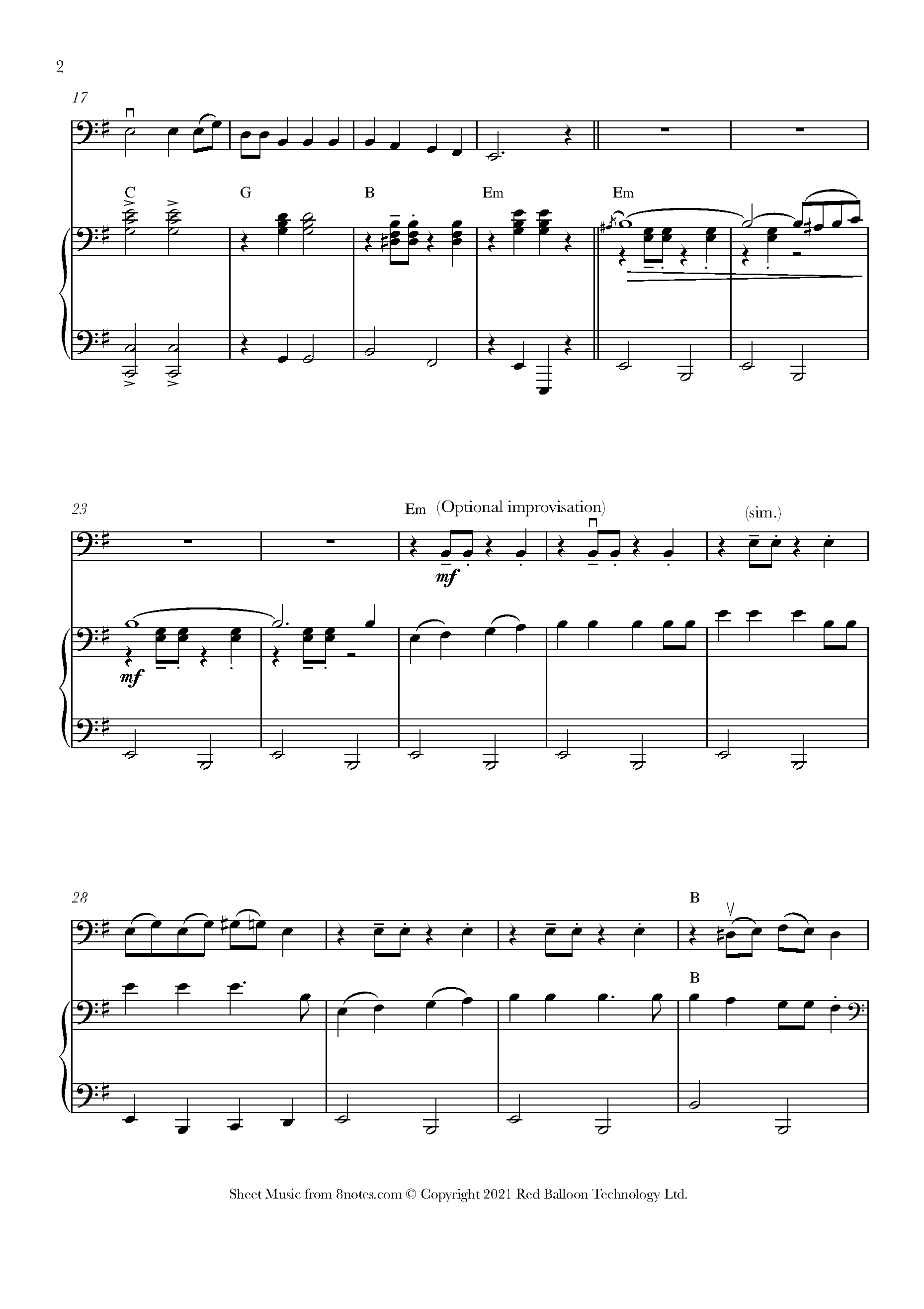 Soon May the Wellerman Come (New Zealand Trad.) Sheet music for Double ...