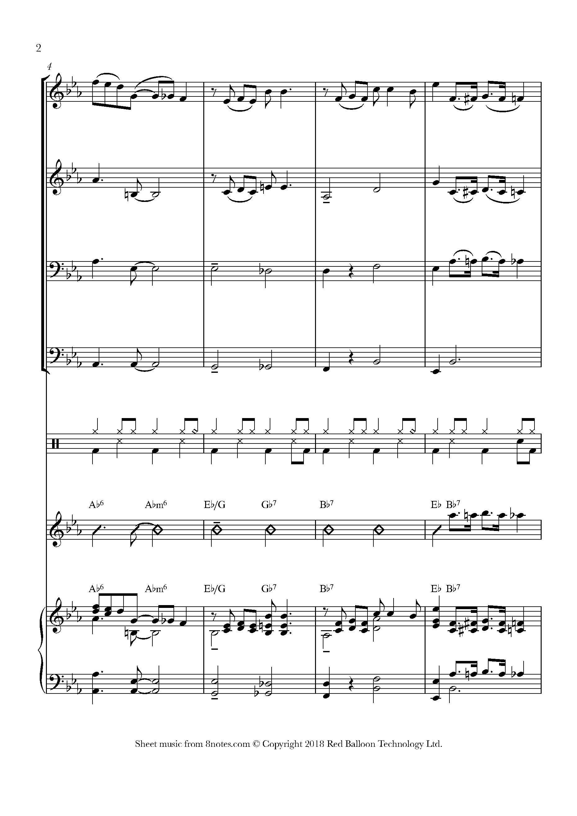 Fats Waller - Ain't Misbehavin' Sheet music for Flexible - 4 Players ...