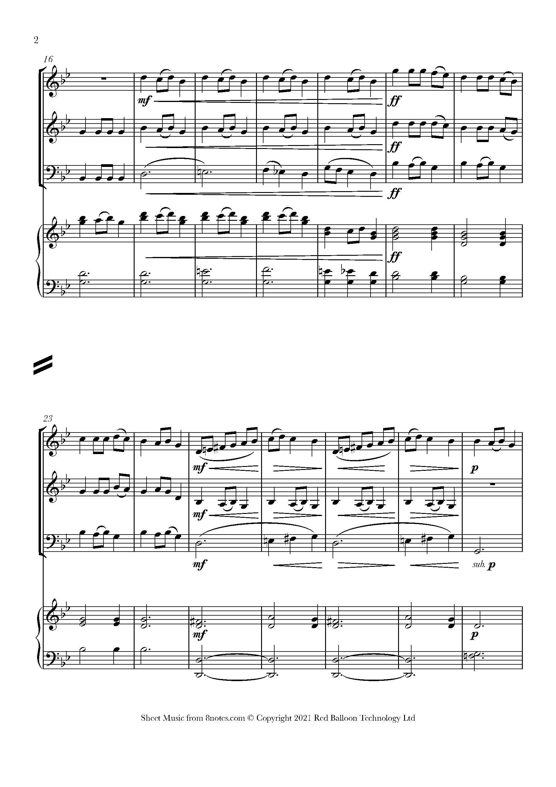 Carol of the Bells Sheet music for Flexible Ensemble and Piano - 3 ...