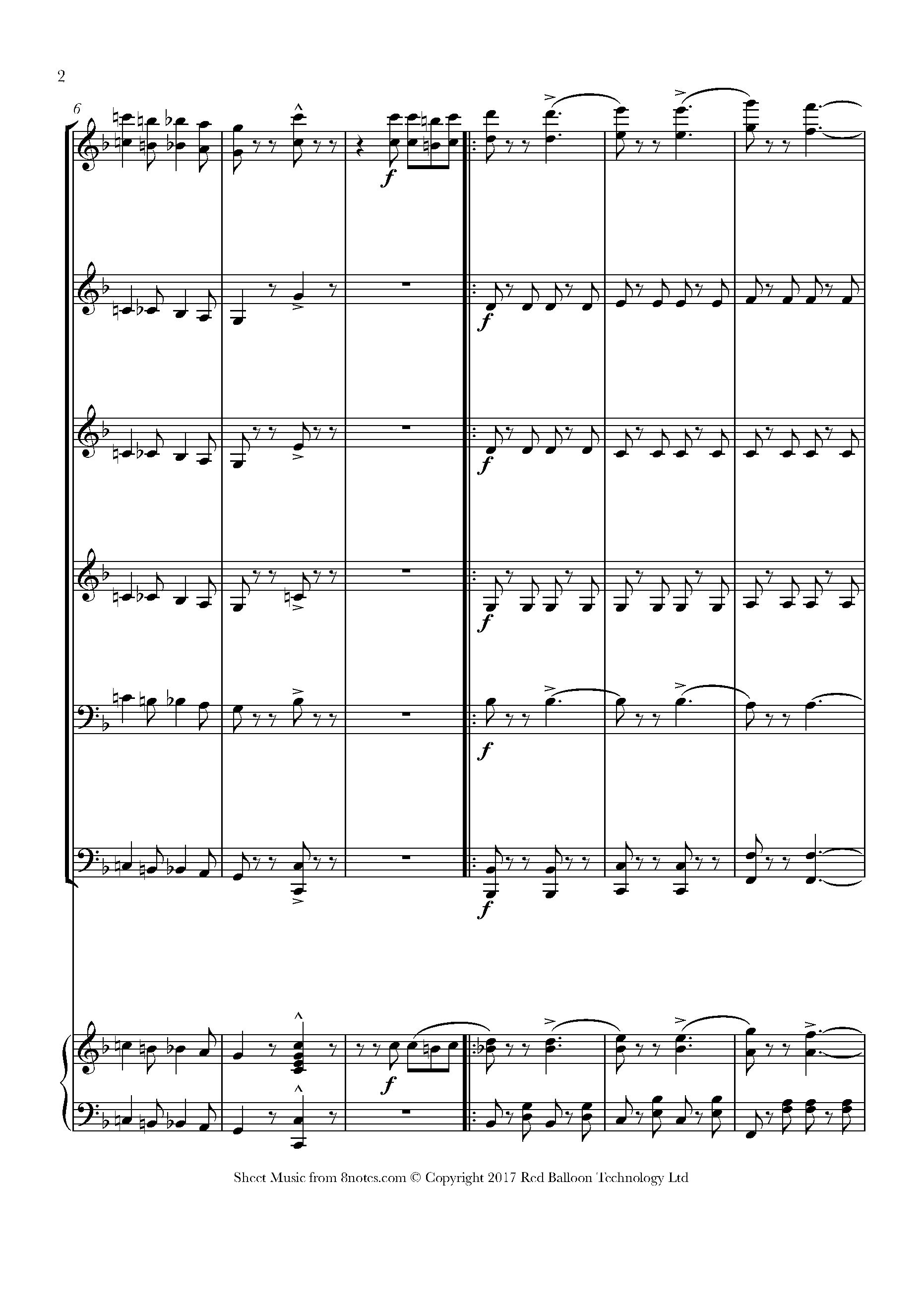 John Philip Sousa - The Washington Post March Sheet music for Flexible ...