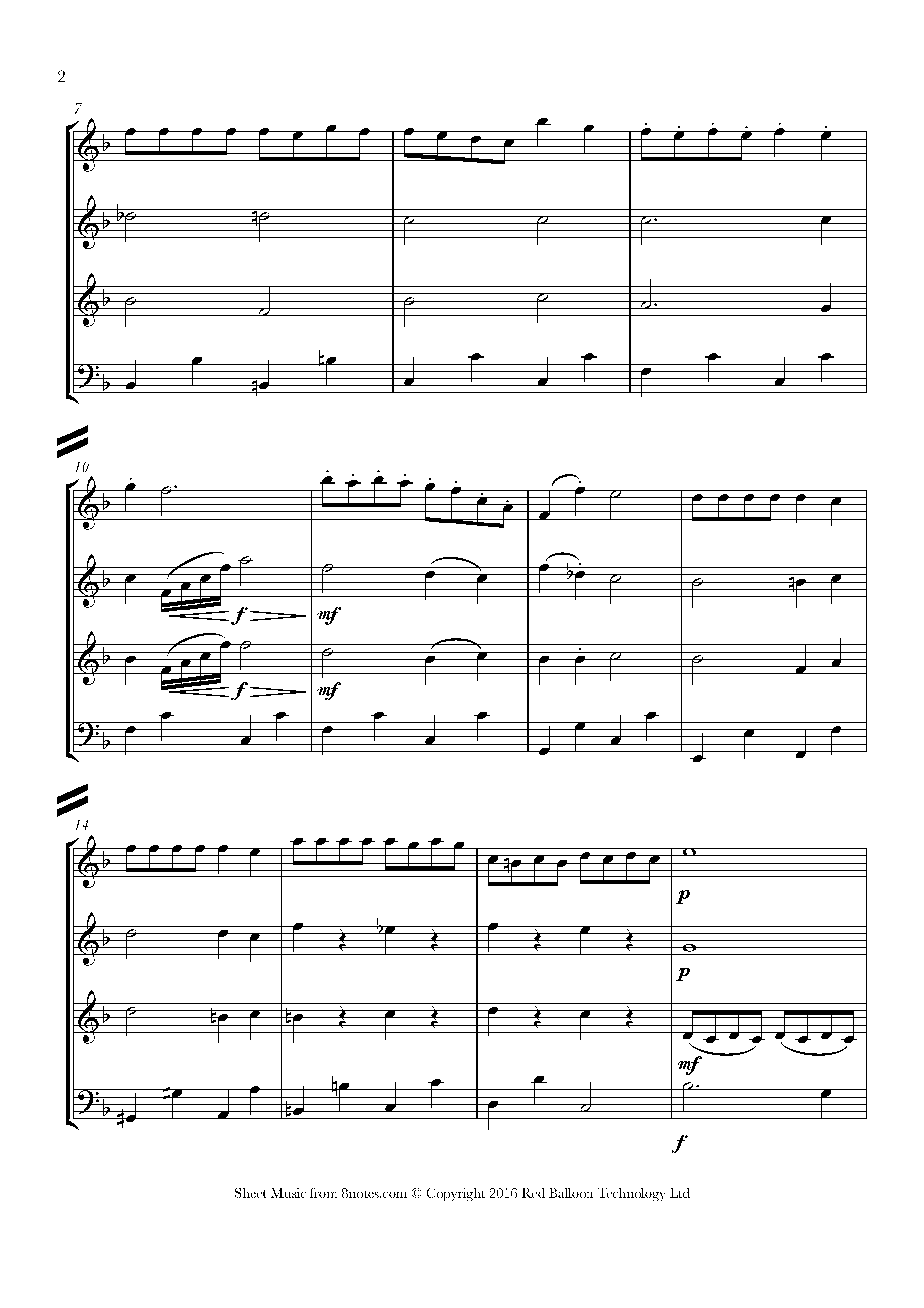 Tchaikovsky - Dance of the reed pipes from the Nutcracker Sheet music ...
