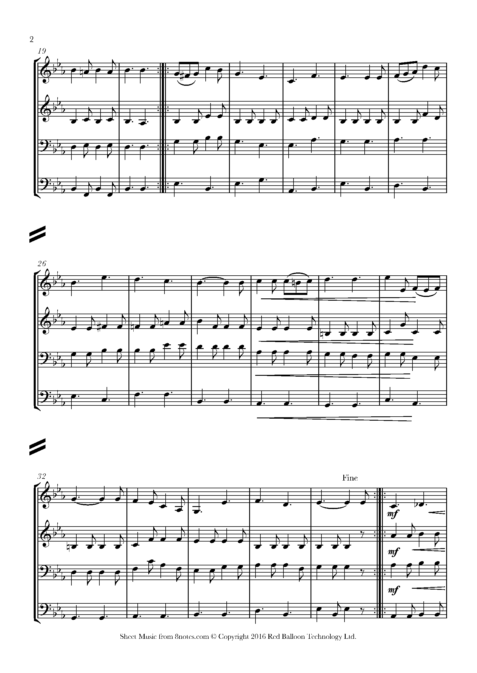 Sousa - Liberty Bell March Sheet music for Flexible Mixed Ensemble - 4 ...