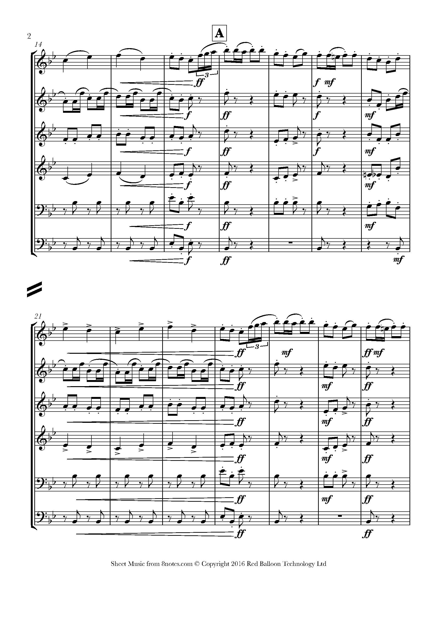 Tchaikovsky - Trepak from Nutcracker Suite, Op. 71a IV. Sheet music for ...