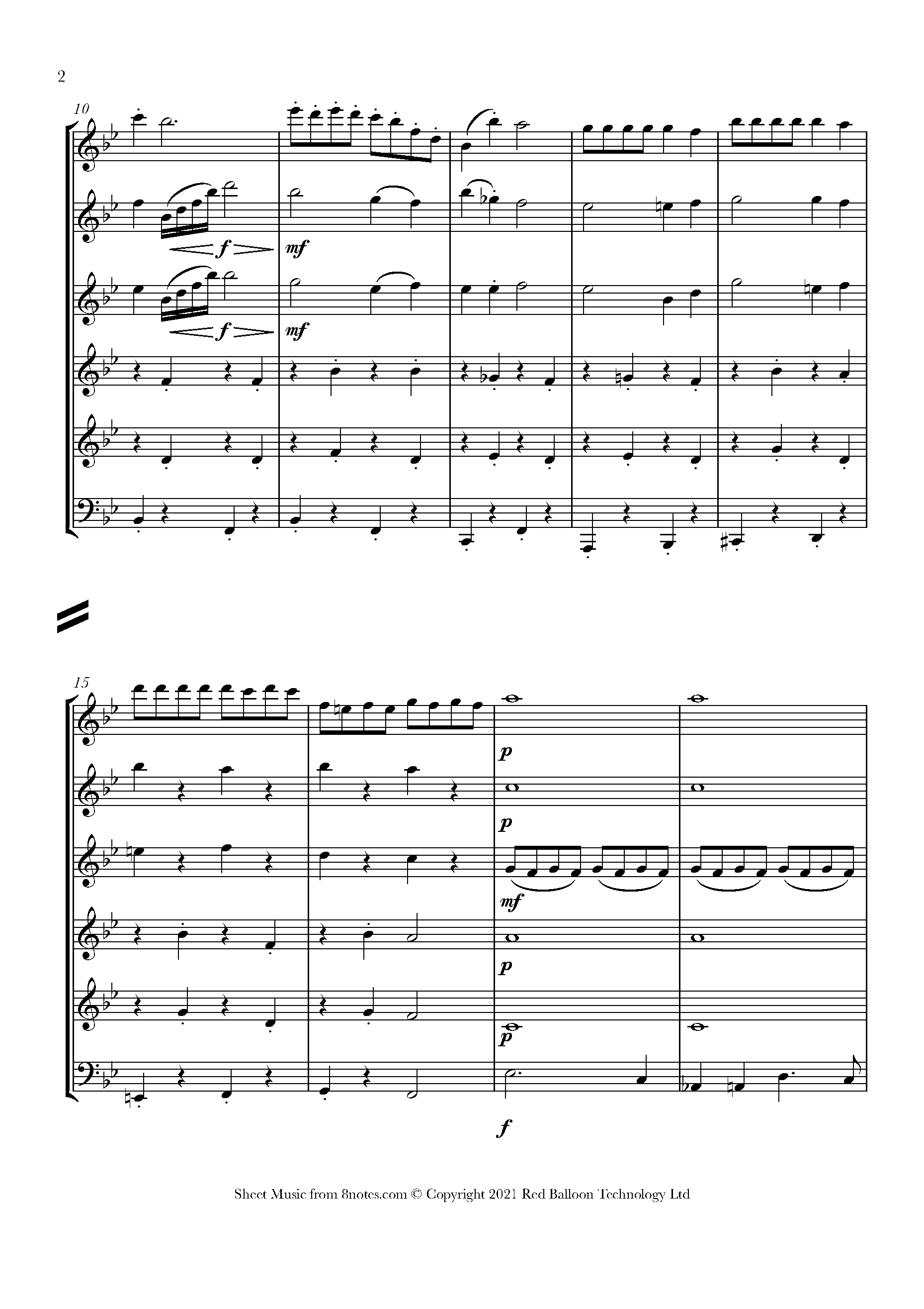 Tchaikovsky - Dance of the reed pipes from the Nutcracker Sheet music for Flexible Mixed ...