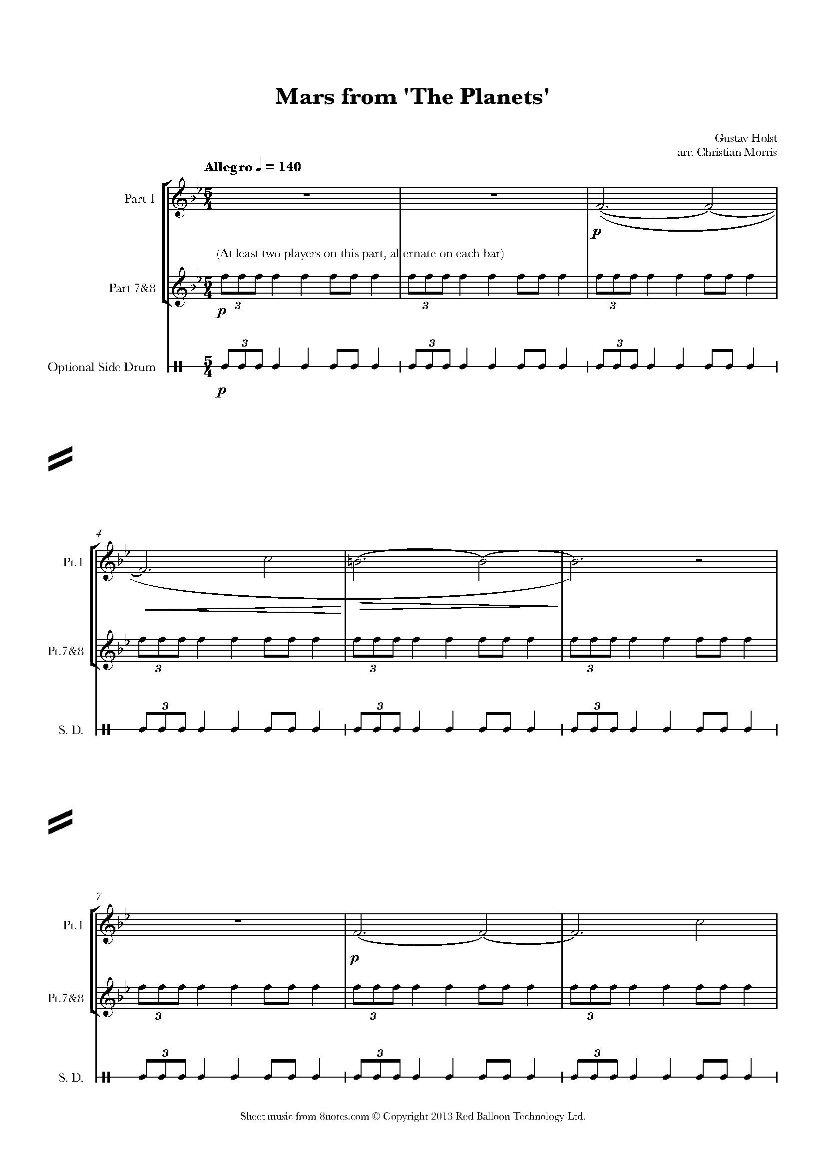 Gustav Holst The Planets Mars