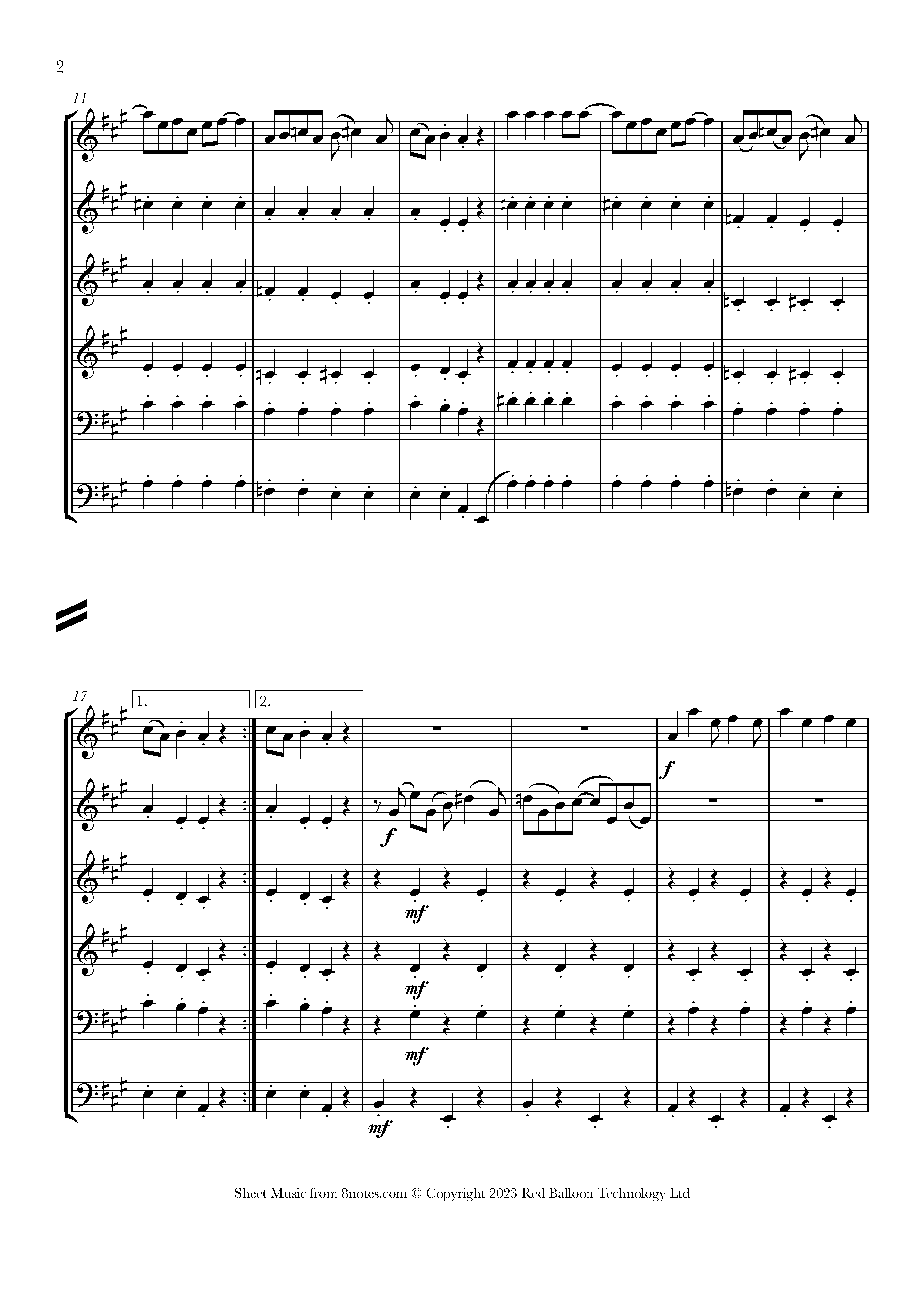 Joplin, Scott - Maple Leaf Rag Sheet music for Flexible String Ensemble ...