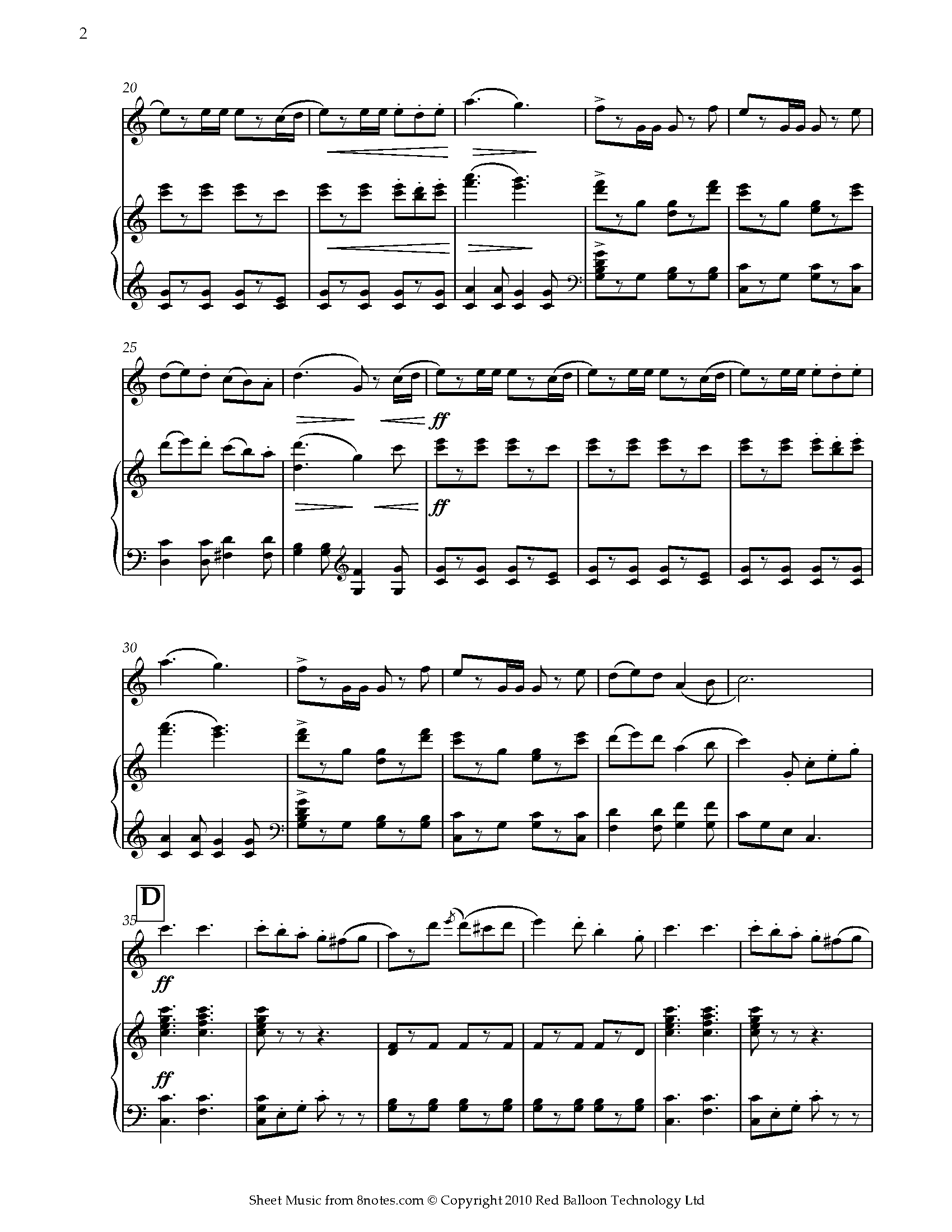 Franz von Suppe - Light Cavalry Overture Sheet music for Flute - 8notes.com