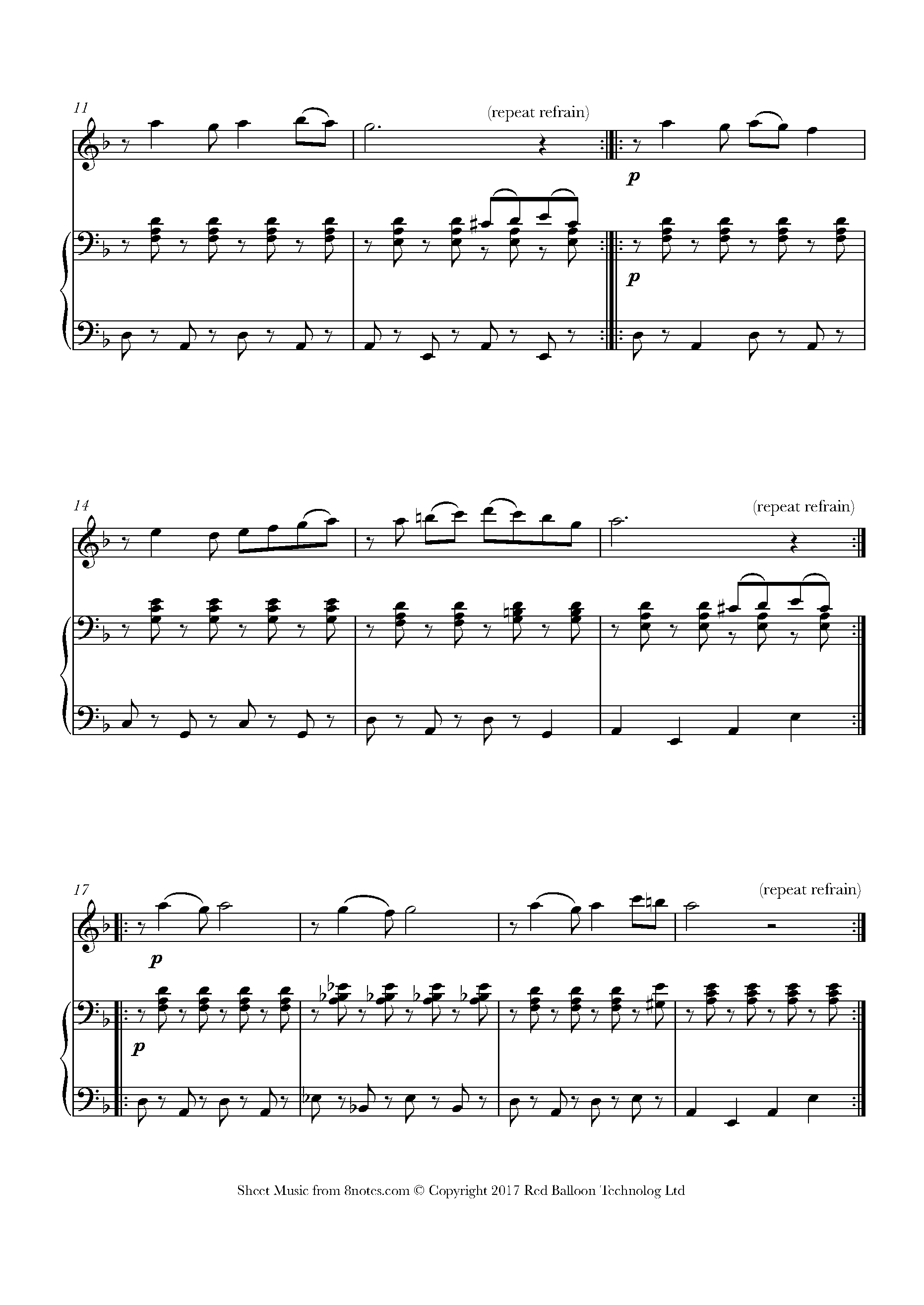 Dodi Li Sheet music for Flute - 8notes.com