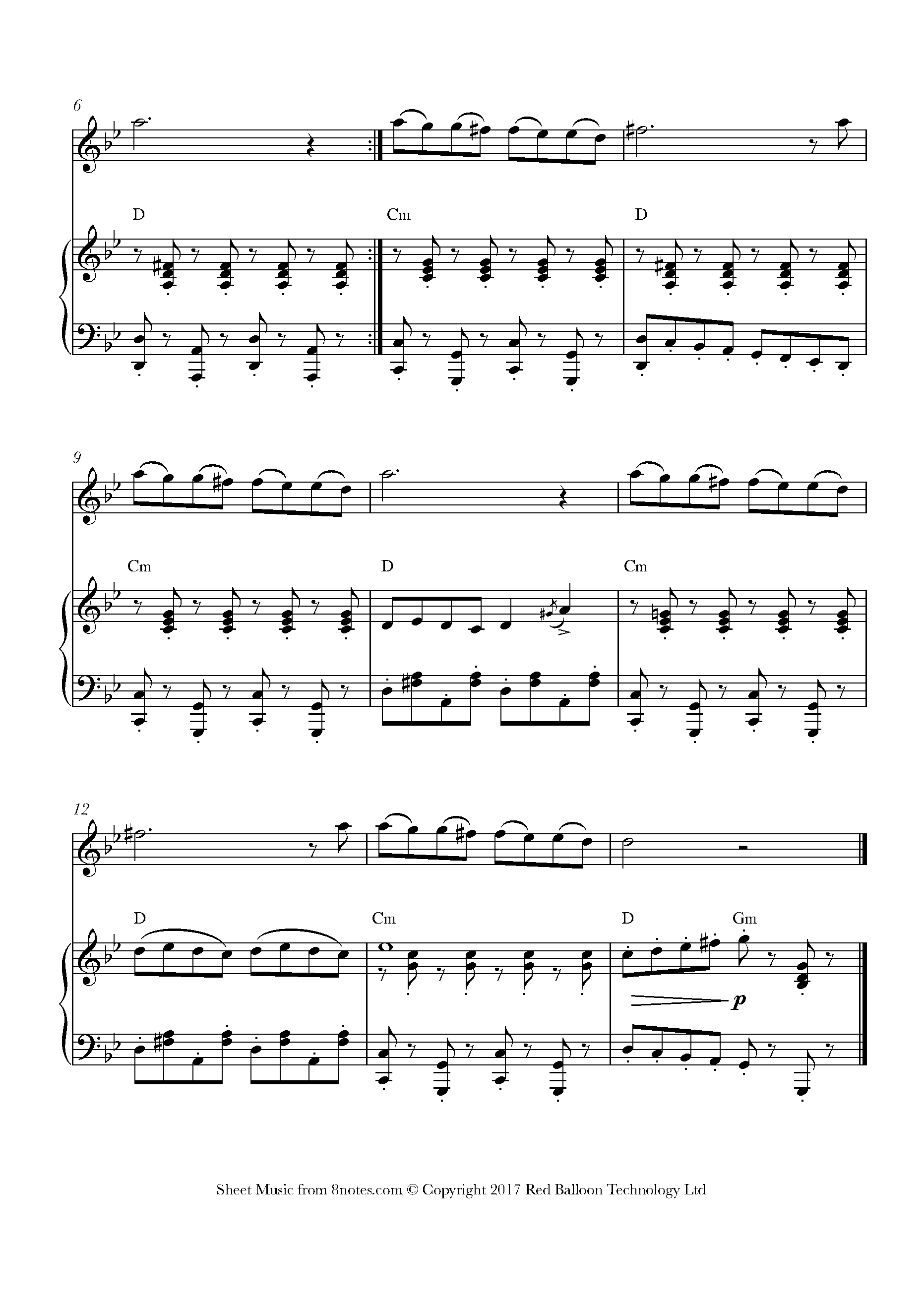 Et Dodim Kala (Jewish Trad) Sheet music for Flute - 8notes.com