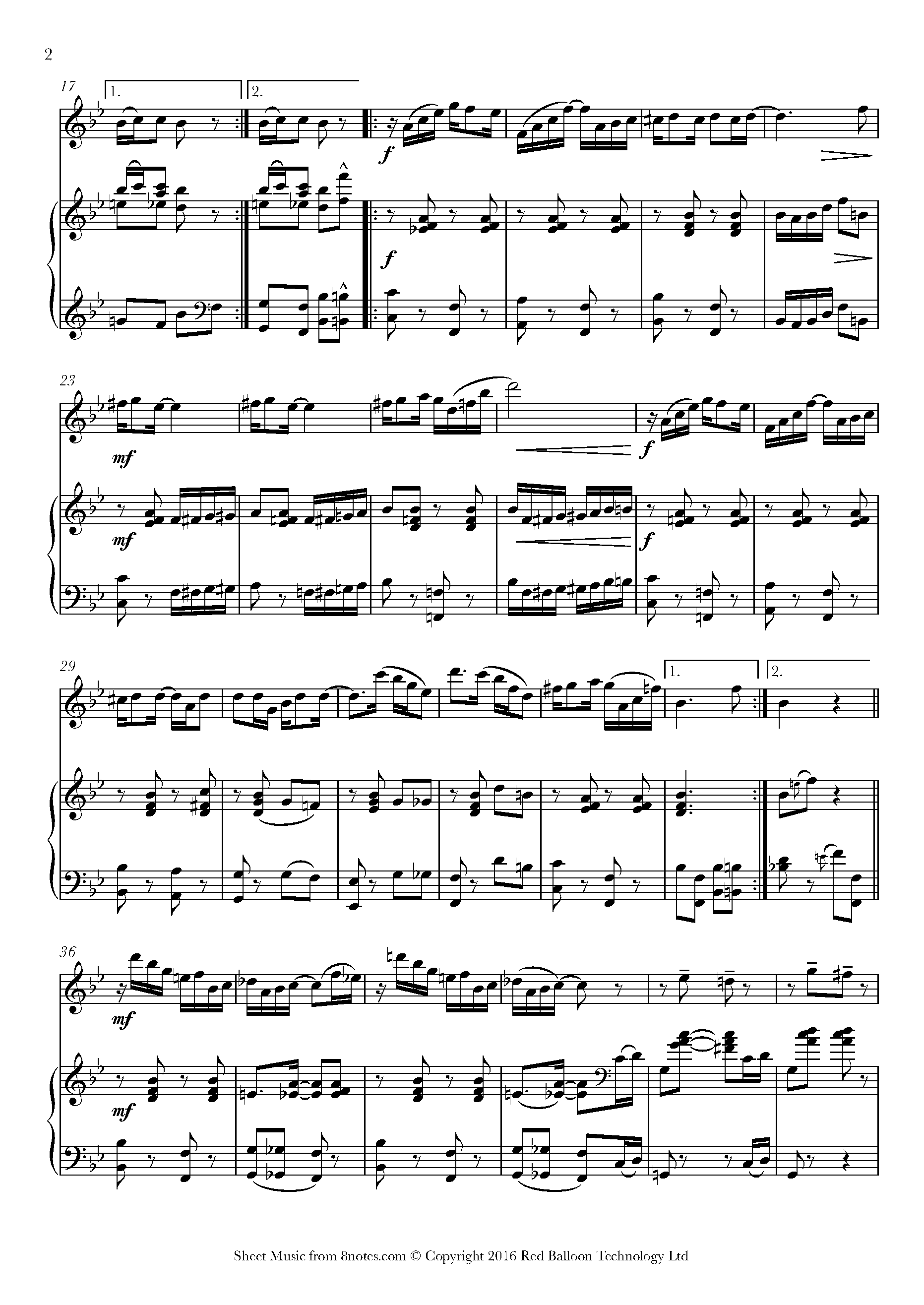 Scott Joplin - Gladiolus Rag Sheet music for Flute - 8notes.com