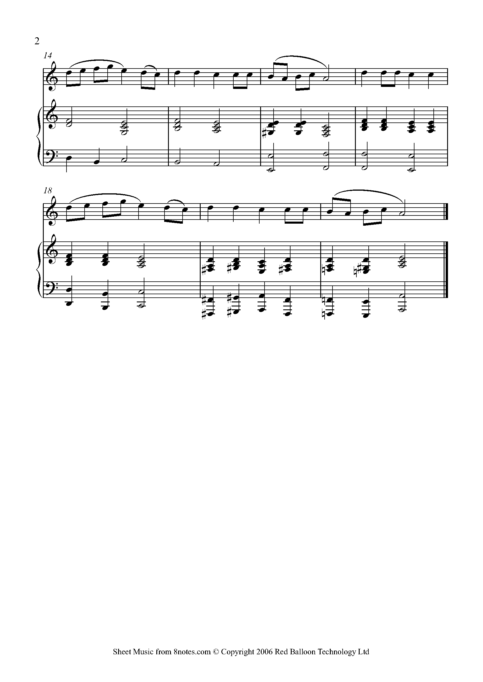 Israeli National Anthem (Hatikvah) Sheet music for Flute - 8notes.com