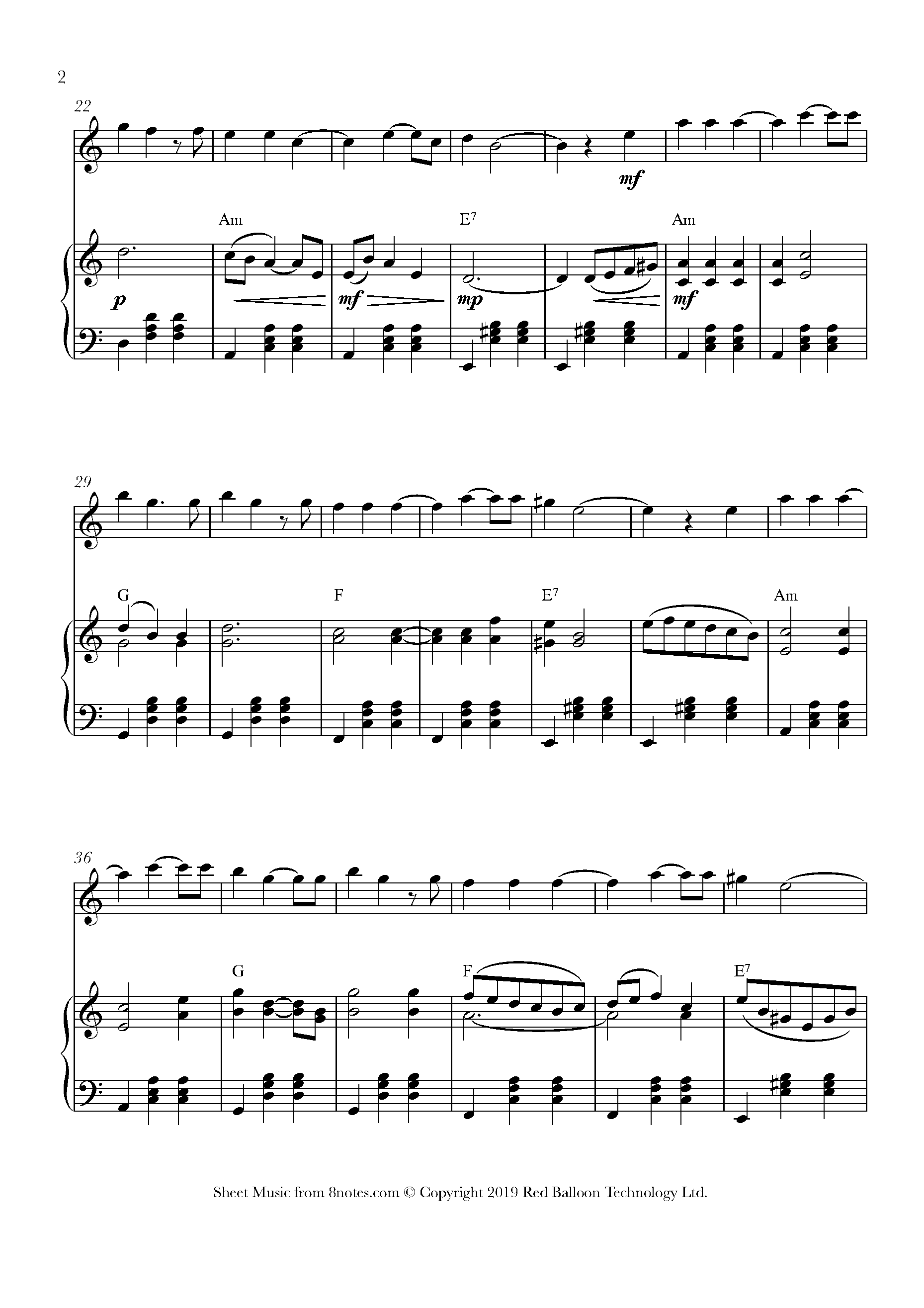 La Llorona (Mexican Traditional Song) Sheet music for Flute - 8notes.com