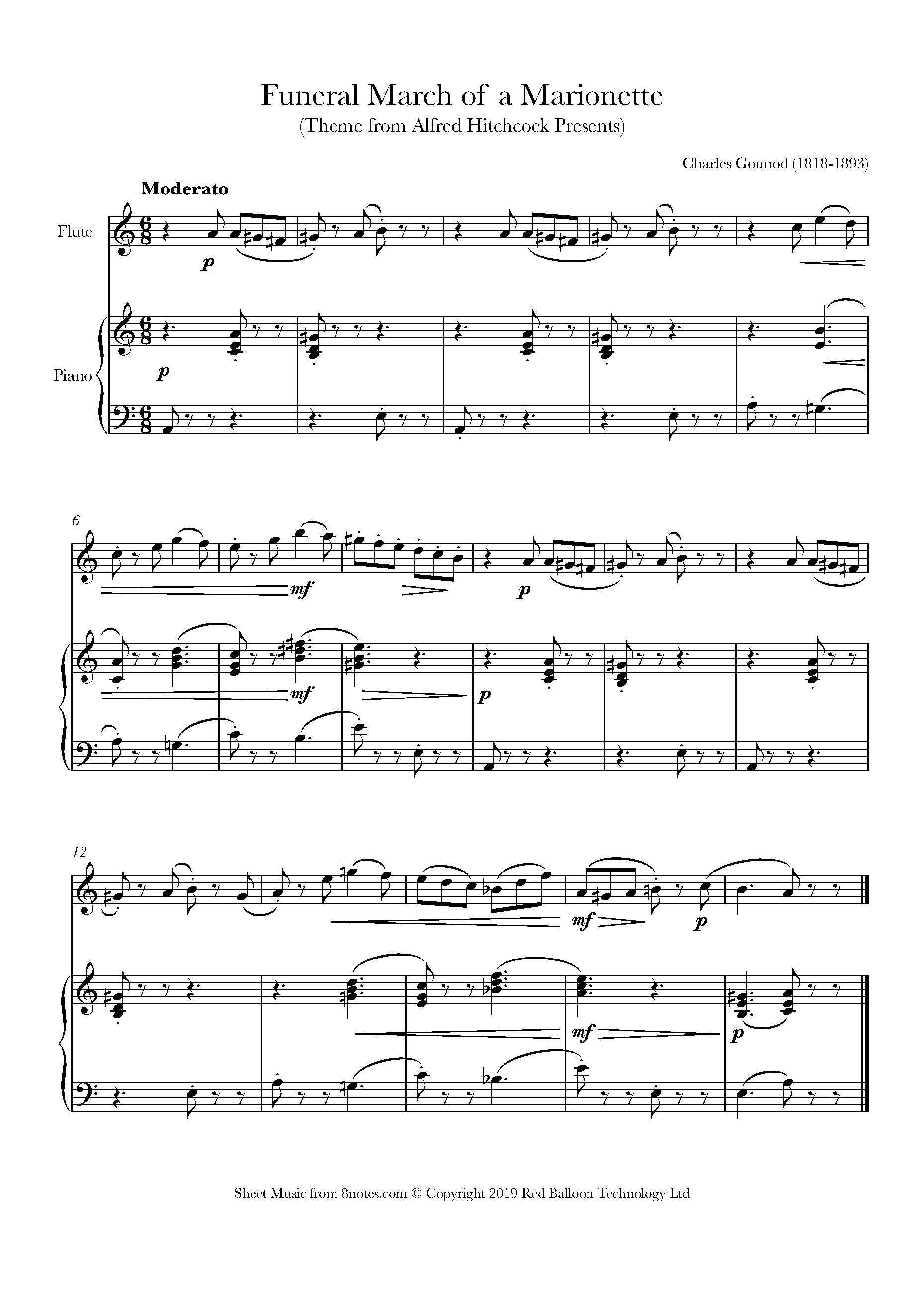 Charles Gounod - Funeral March of a Marionette (Theme from Alfred ...