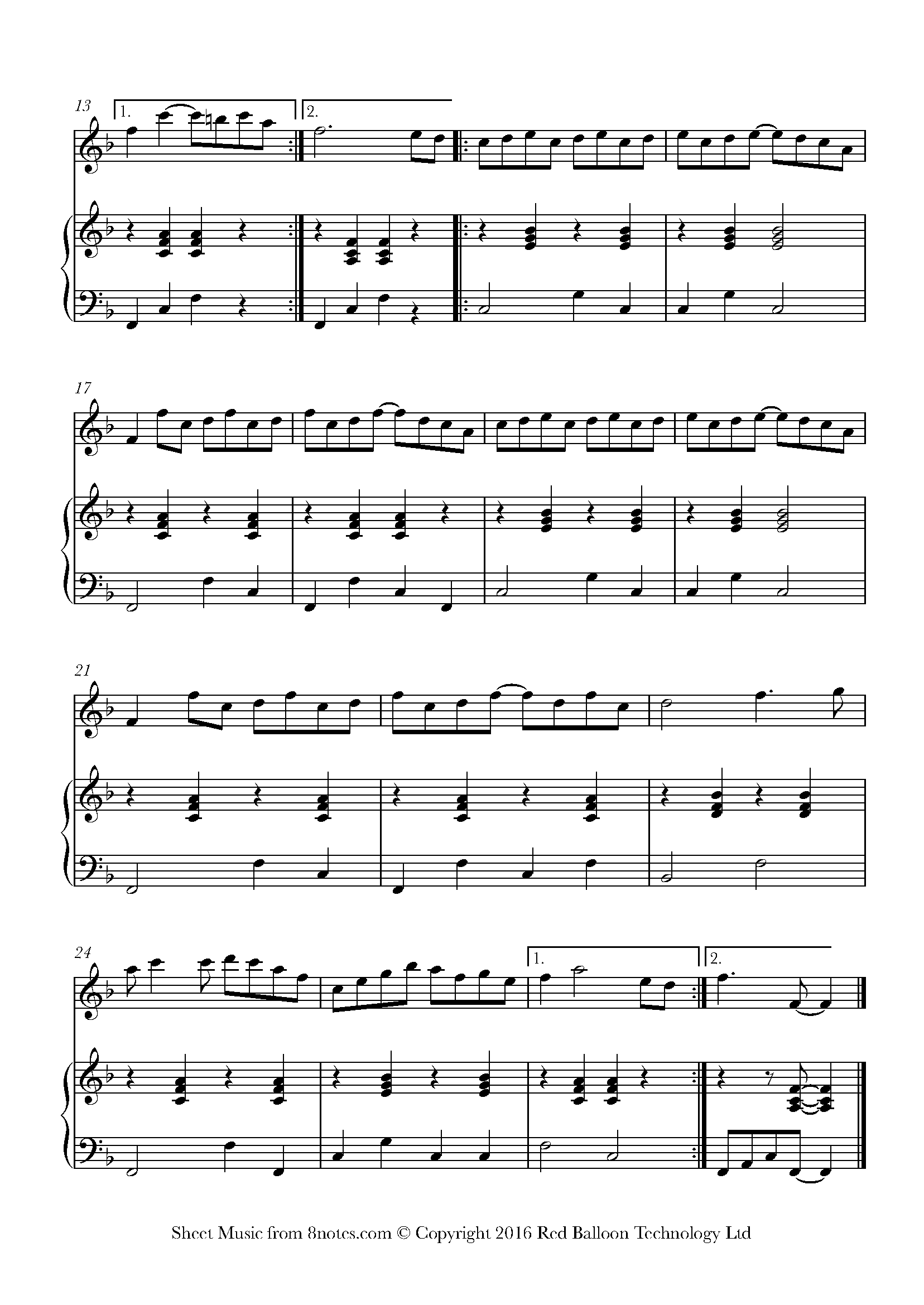 M. E. Williams - Pig Ankle Rag Sheet music for Flute - 8notes.com