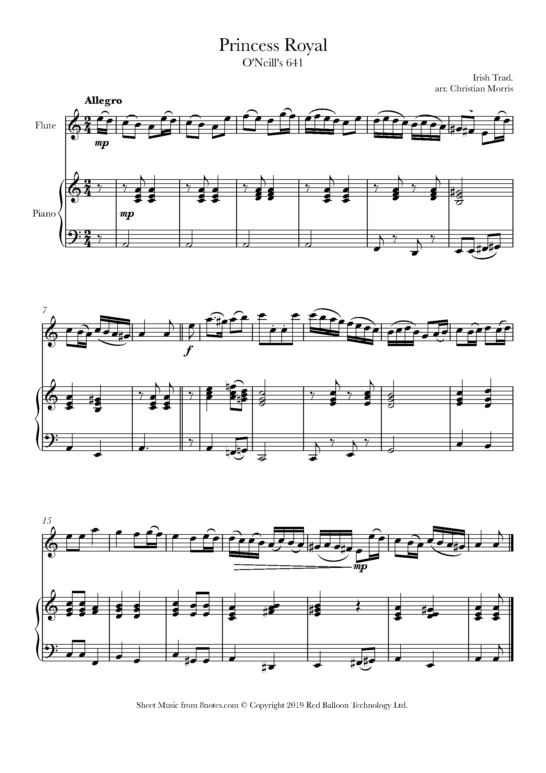Royals Flute Sheet Music