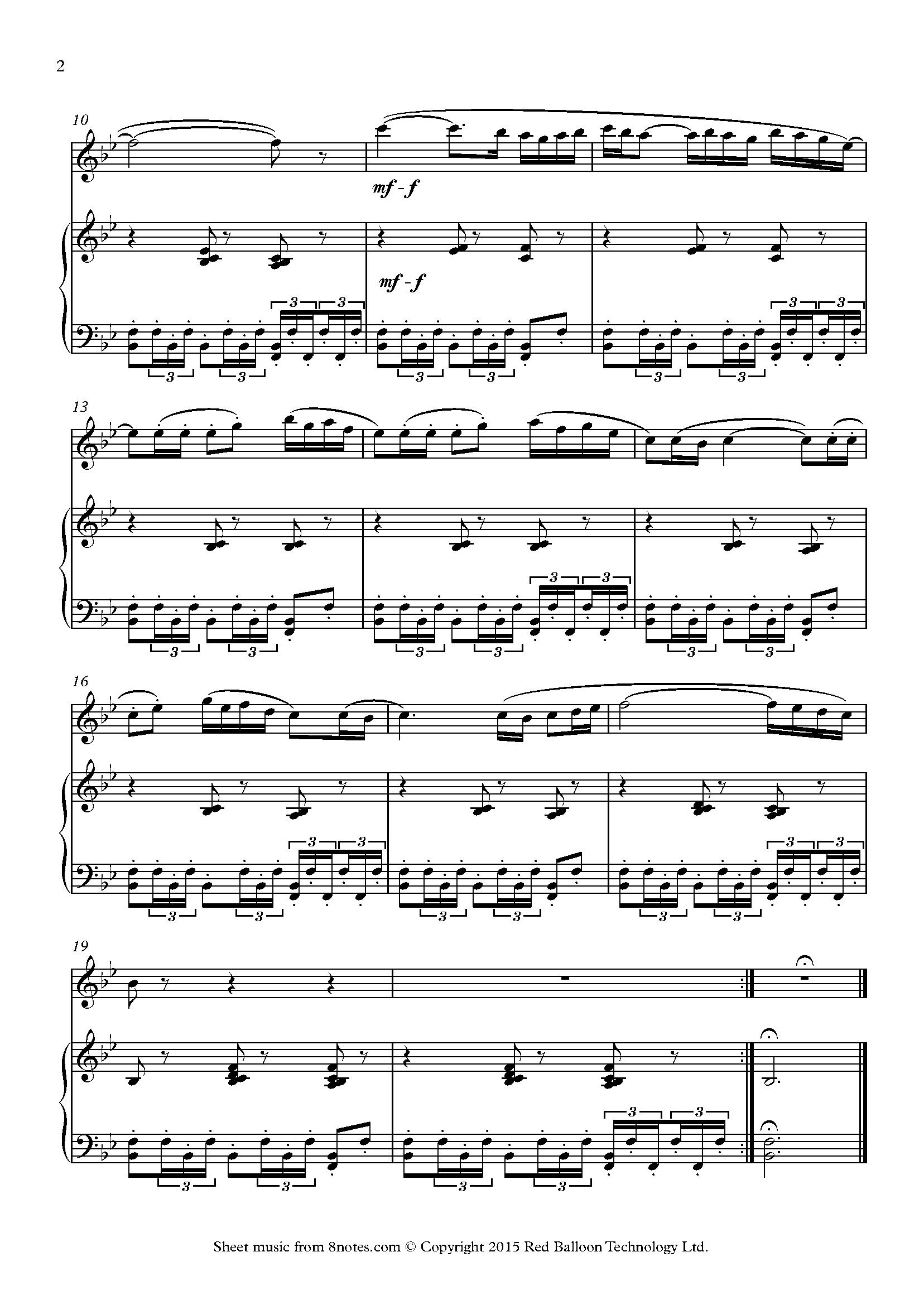 Ravel - Bolero Sheet music for Flute - 8notes.com
