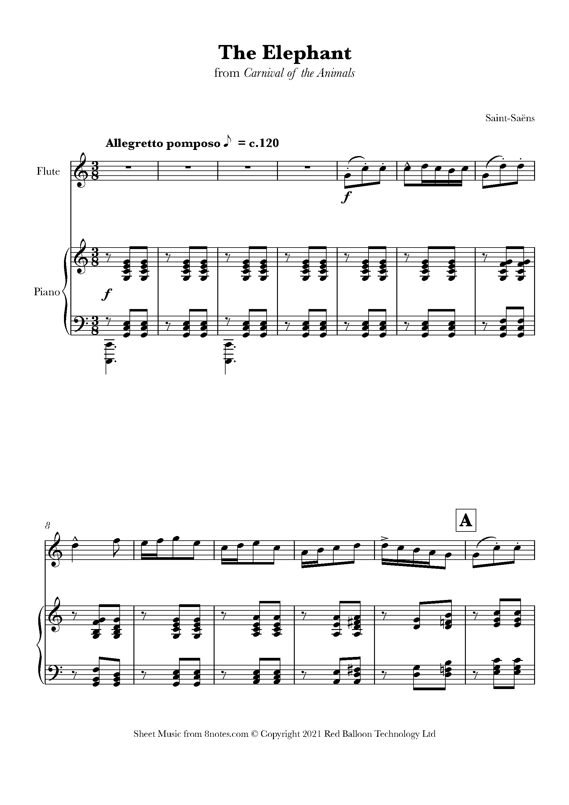 ﻿Saint-Saëns - The Elephant (from Carnival of the Animals) (Full ...