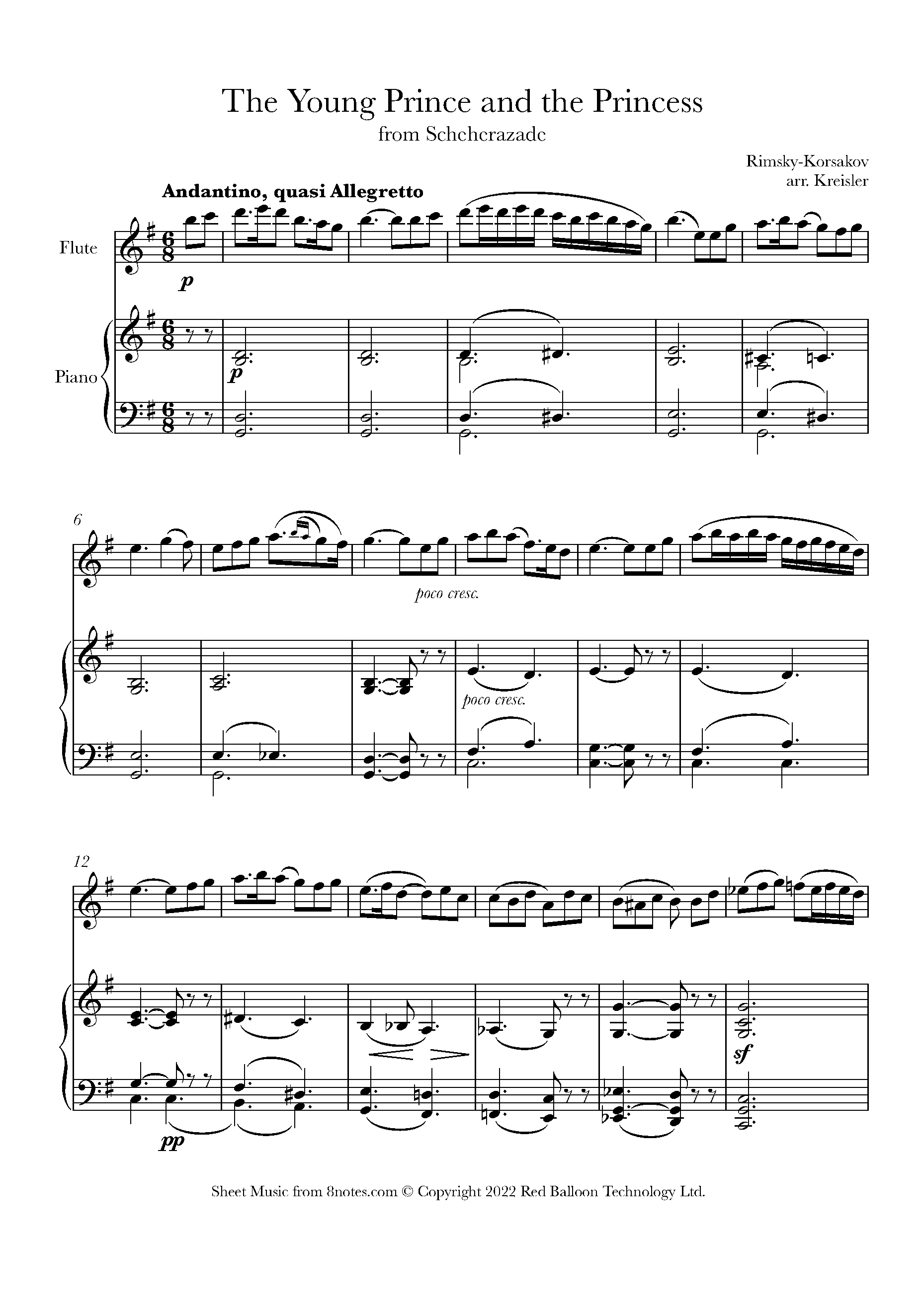 Rimsky-Korsakov - The Young Prince and the Young Princess (Sheherazade ...